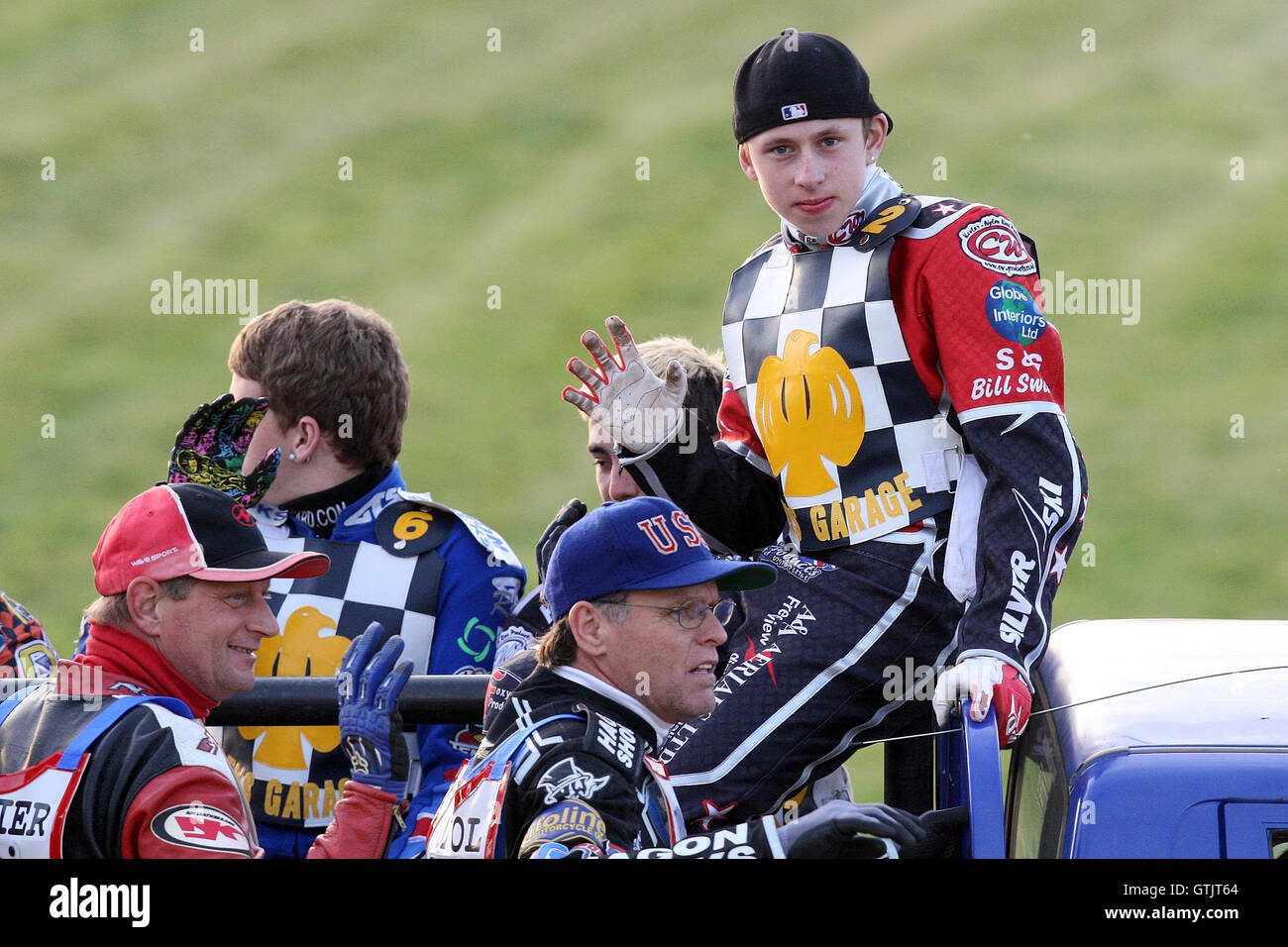 Ben Morley of Hackney Hawks - Hackney Hawks vs Team America - Speedway ...