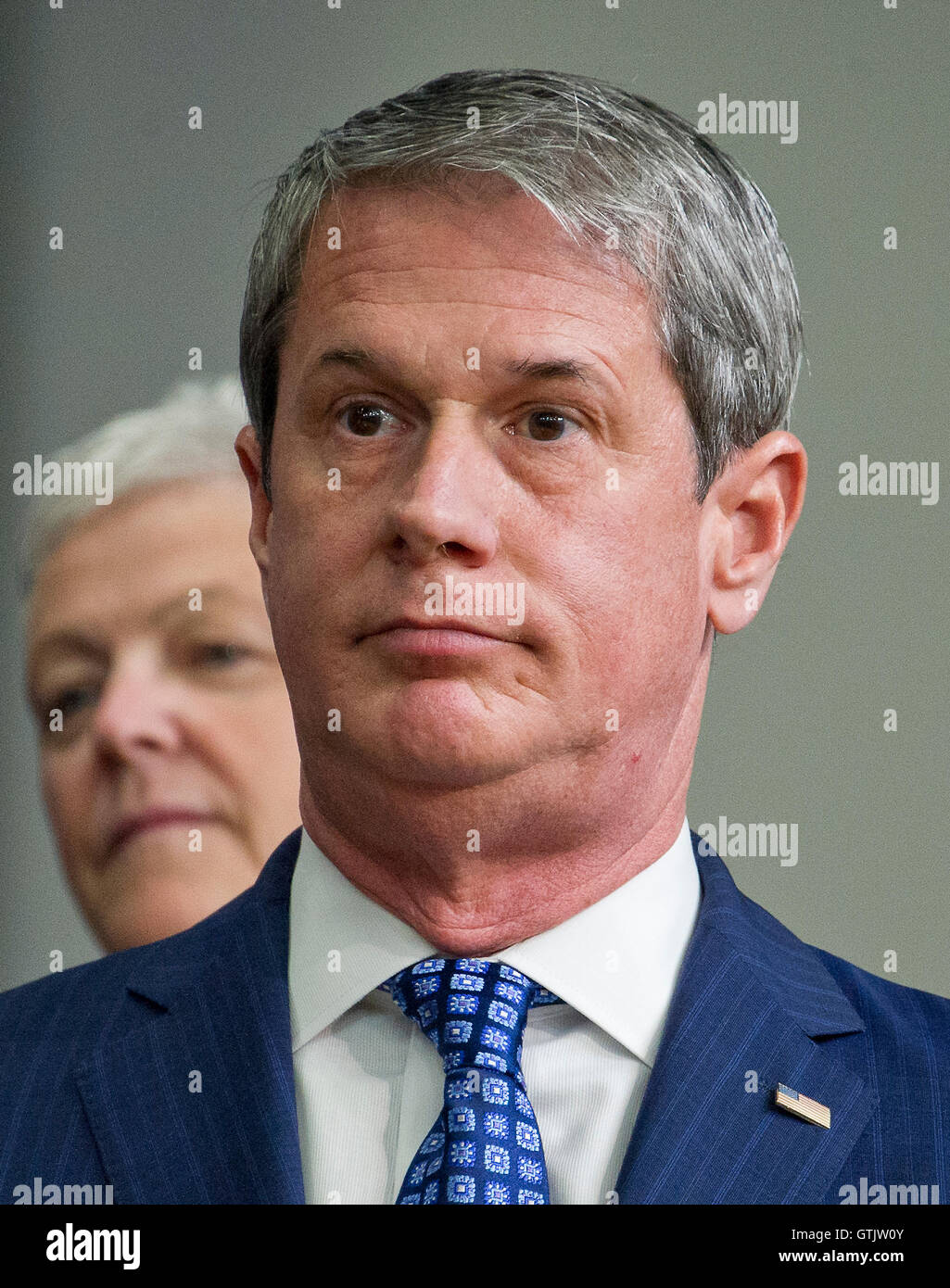 United States Senator David Vitter (Republican of Louisiana) looks on ...