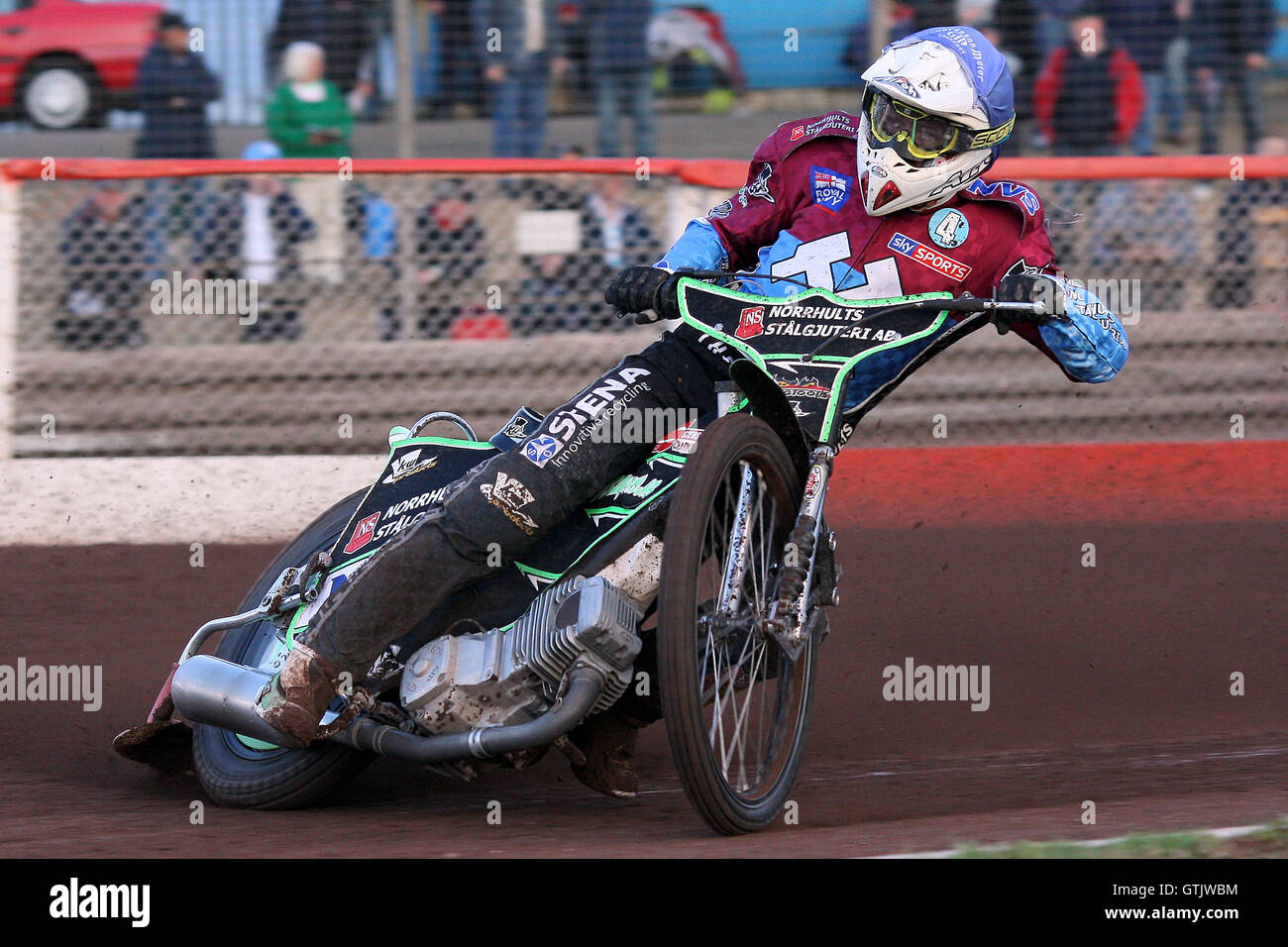 Heat 3: Peter Ljung of Lakeside - Lakeside Hammers vs Birmingham ...