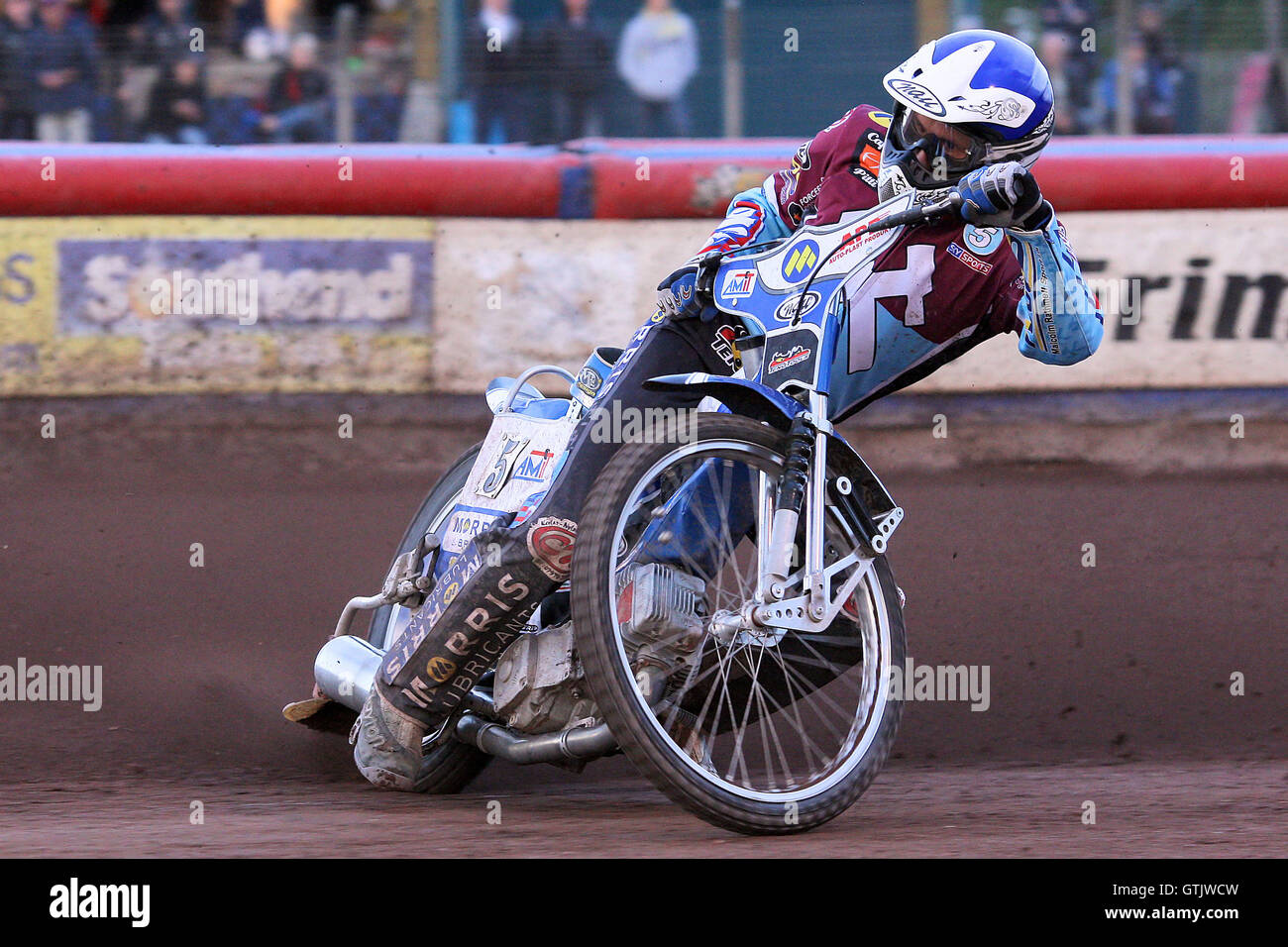 Heat 6: Piotr Swiderski of Lakeside - Lakeside Hammers vs Birmingham ...