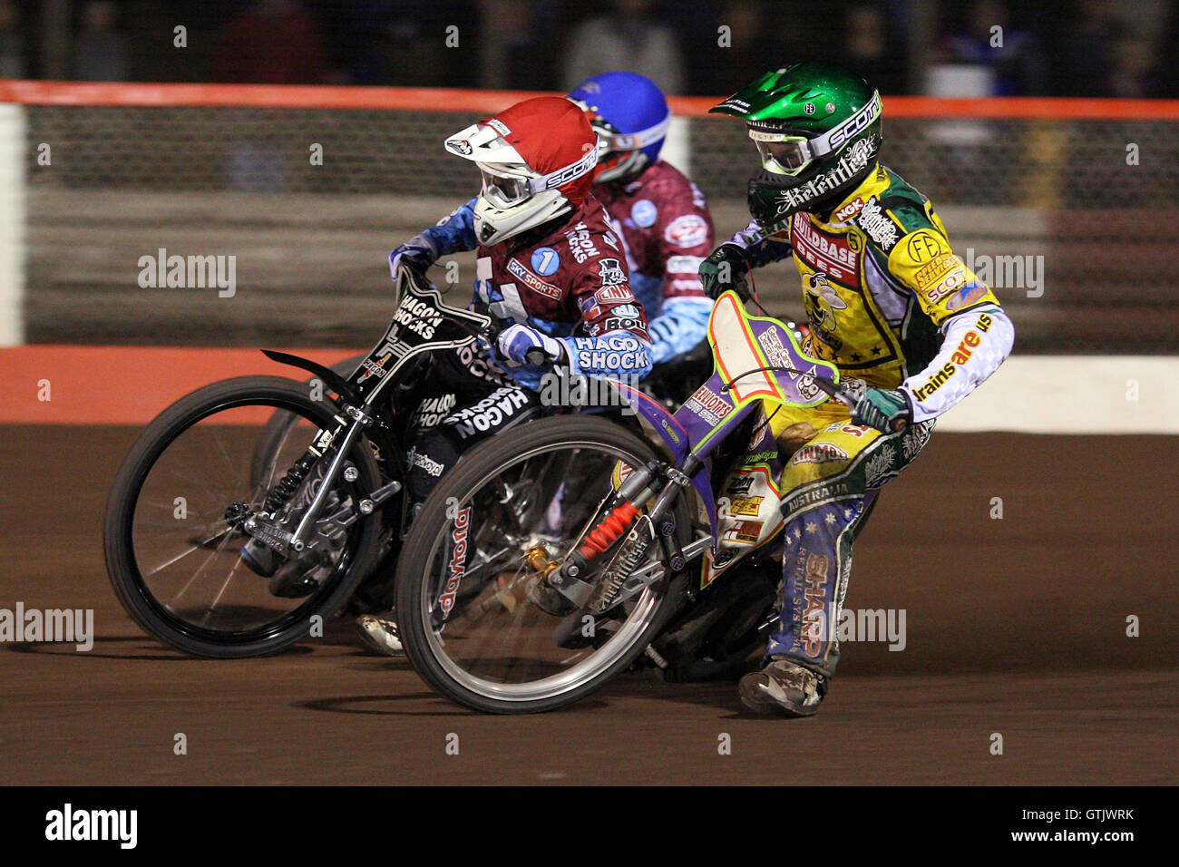 Heat 6: Richardson (red), Schlein (green) and Kylmakorpi - Lakeside ...