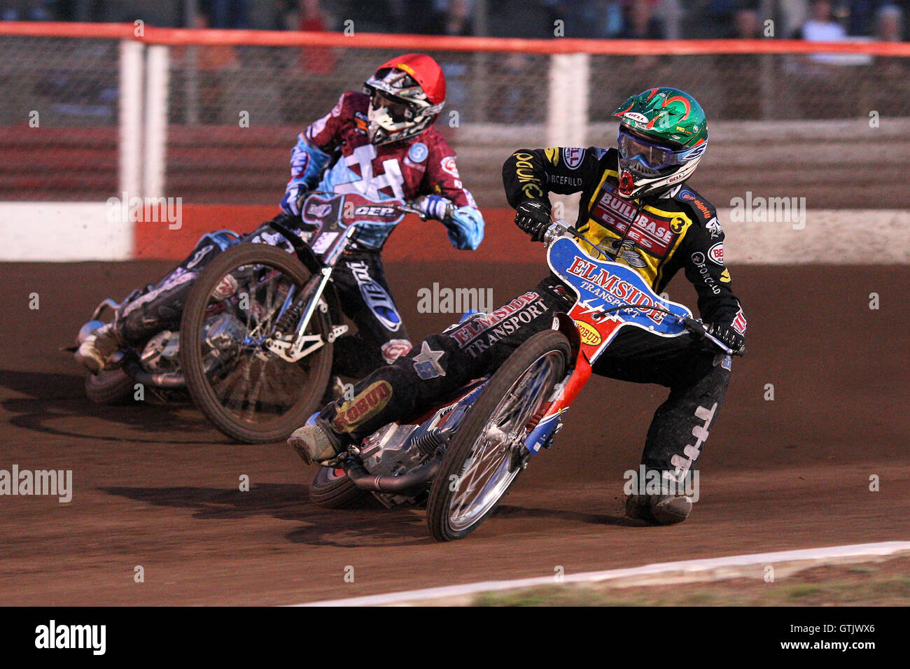 Heat 3: Kauko Nieminen (red) and Oliver Allen - Lakeside Hammers vs ...