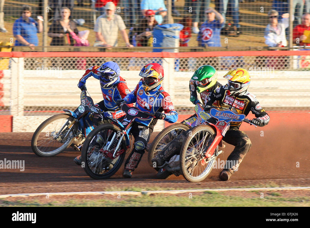 Heat 5: Adam Shields (red), Lubos Tomicek (blue), Rory Schlein (green ...