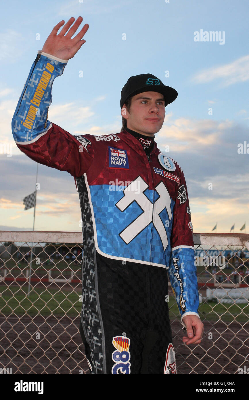 Kim Nilsson of Lakeside - Lakeside Hammers vs Eastbourne Eagles - Sky ...