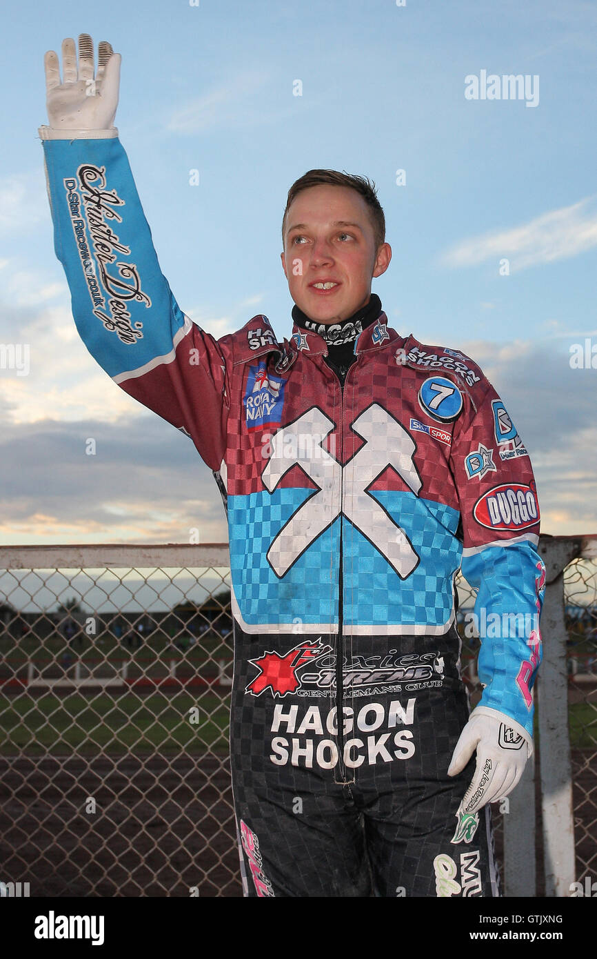 Rob Mear of Lakeside - Lakeside Hammers vs Eastbourne Eagles - Sky ...