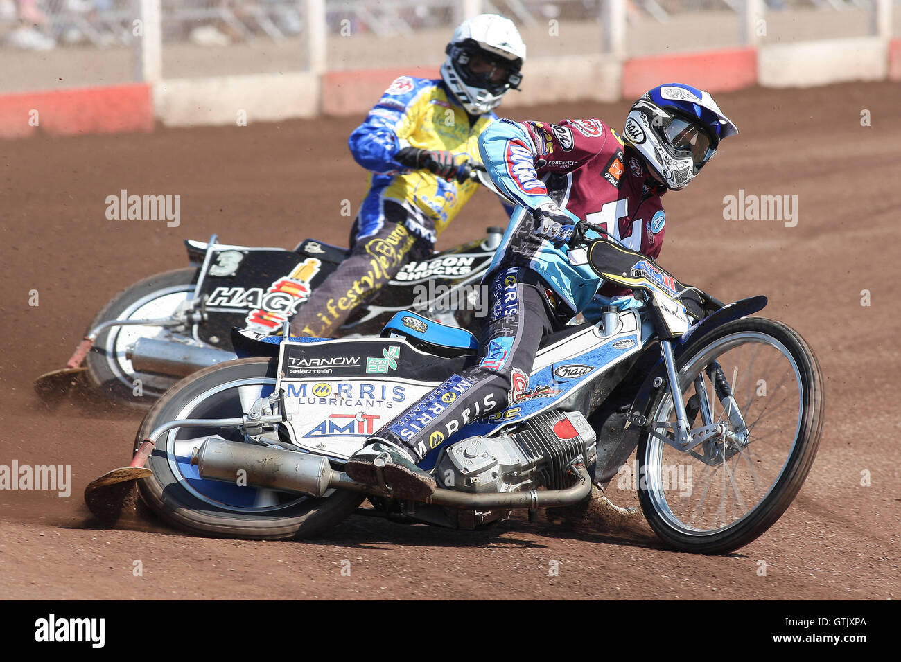 Heat 3: Swiderski (blue) and Gustafsson - Lakeside Hammers vs ...