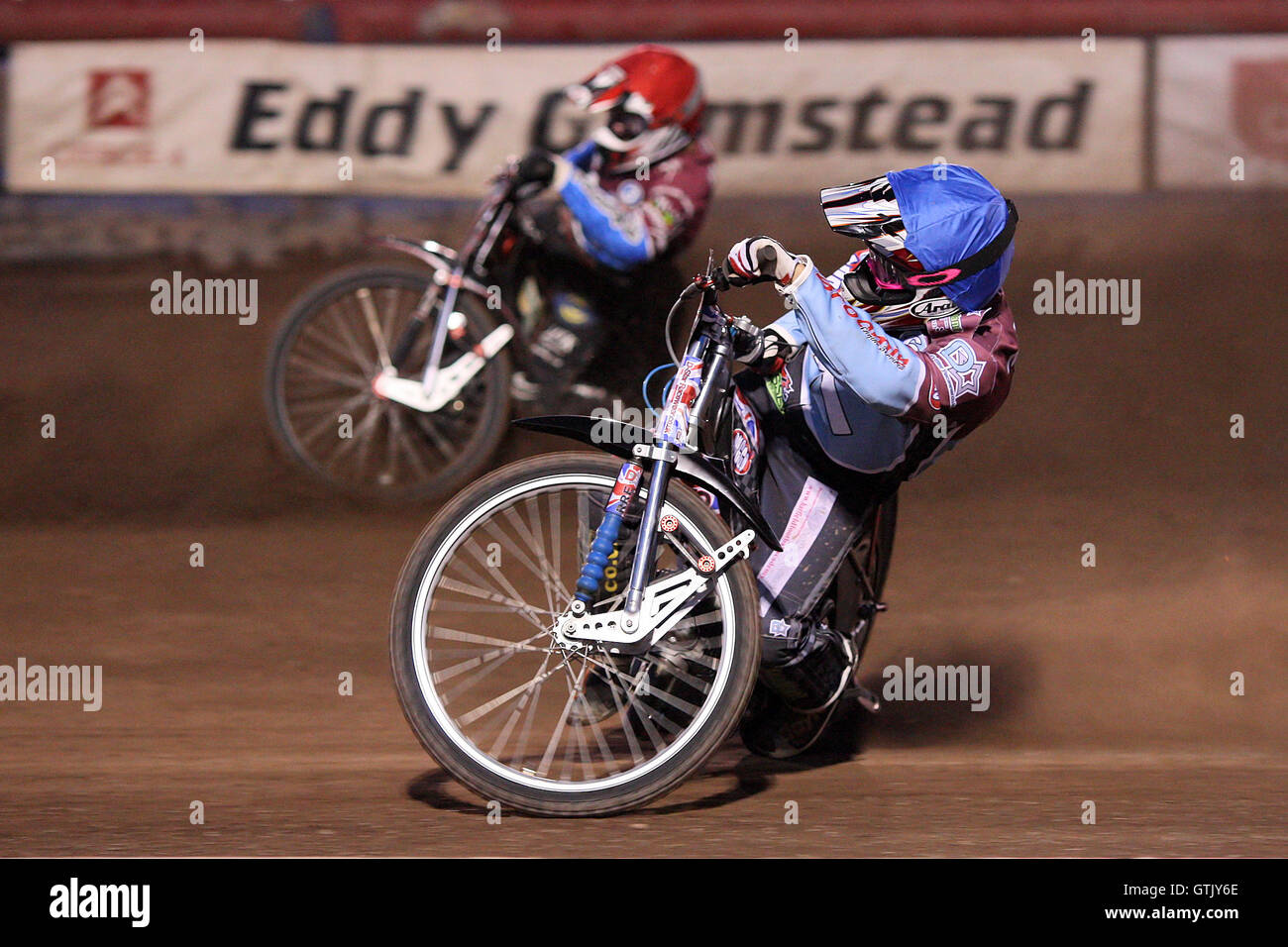 Heat 9: Robert Mear (blue) and Adam Shields - Lakeside Hammers vs King ...