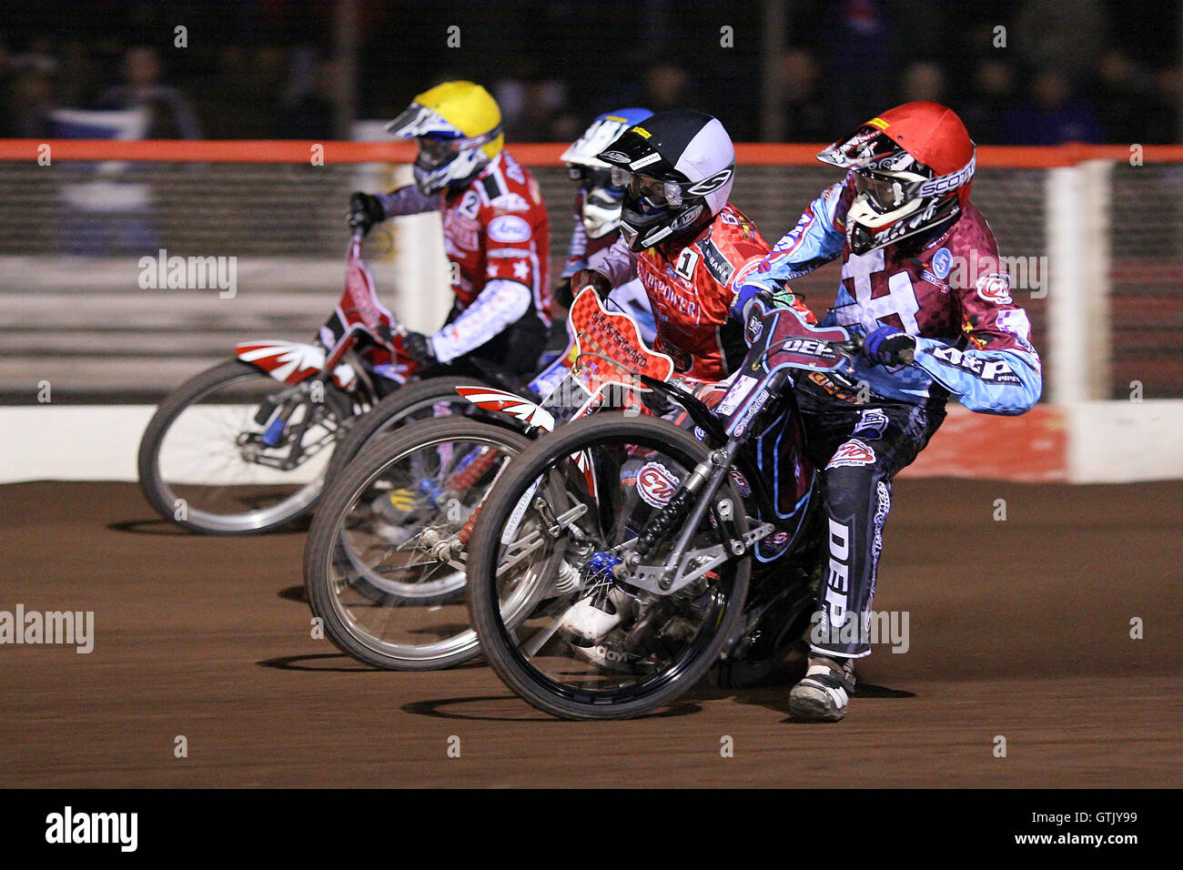 Heat 11: Kenneth Bjerre (tactical), Kauko Nieminen (red), Phil Morris ...