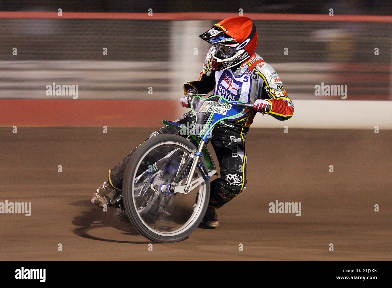 Heat 11: Nicolai Klindt in action for Lakeside - Lakeside Hammers vs ...