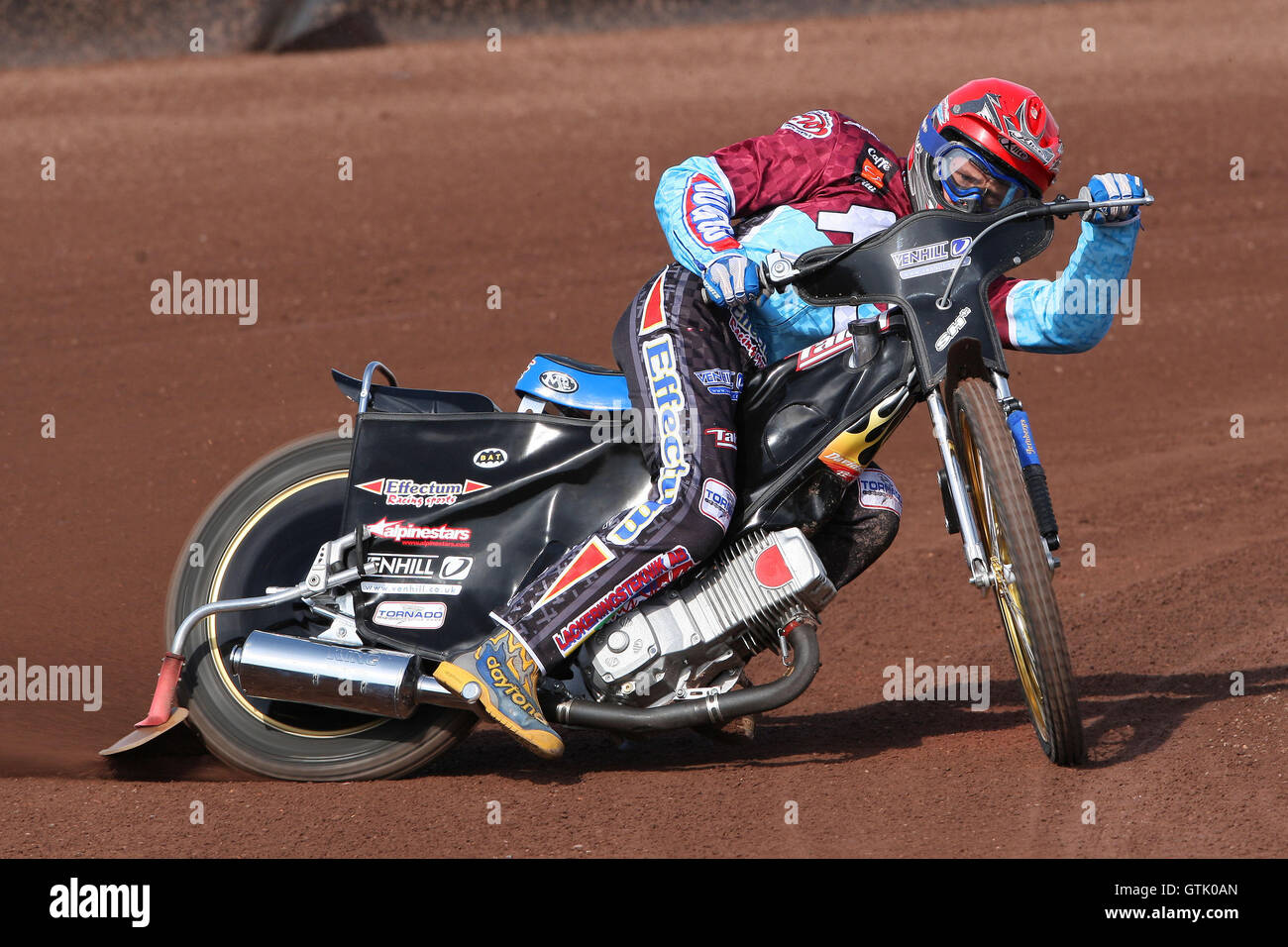 Jonas Davidsson of Lakeside Hammers rides during practice - Lakeside ...
