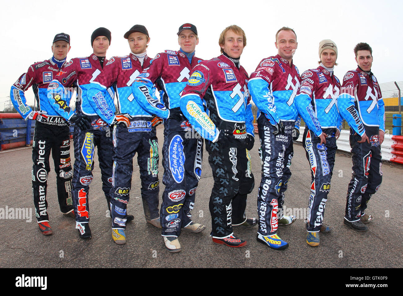 Lakeside Hammers riders pose for a team photograph - Lakeside Hammers ...