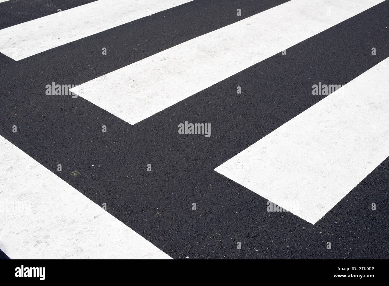 Zebra crossing intersection without hi-res stock photography and images ...