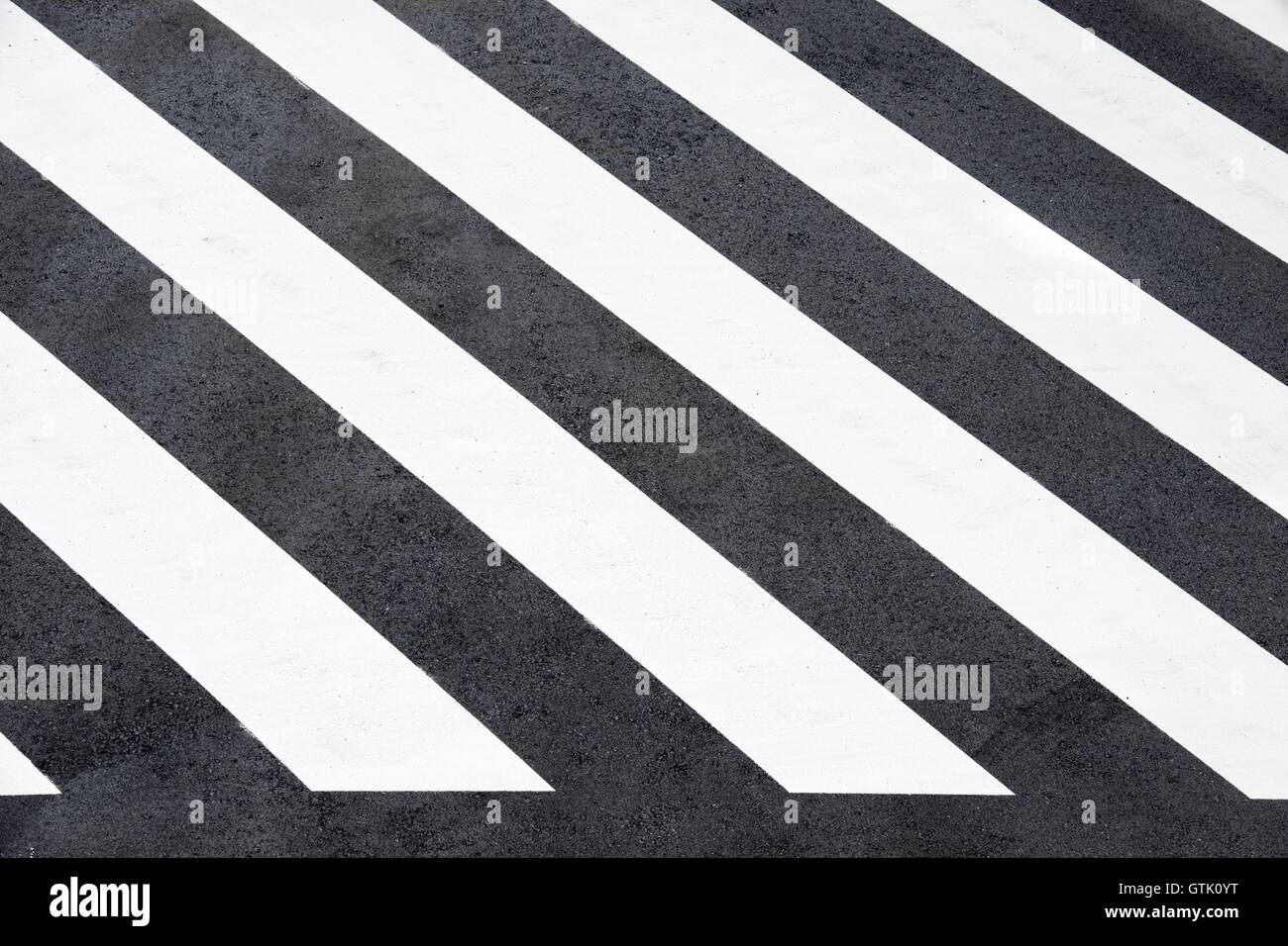Zebra crossing intersection without hi-res stock photography and images ...