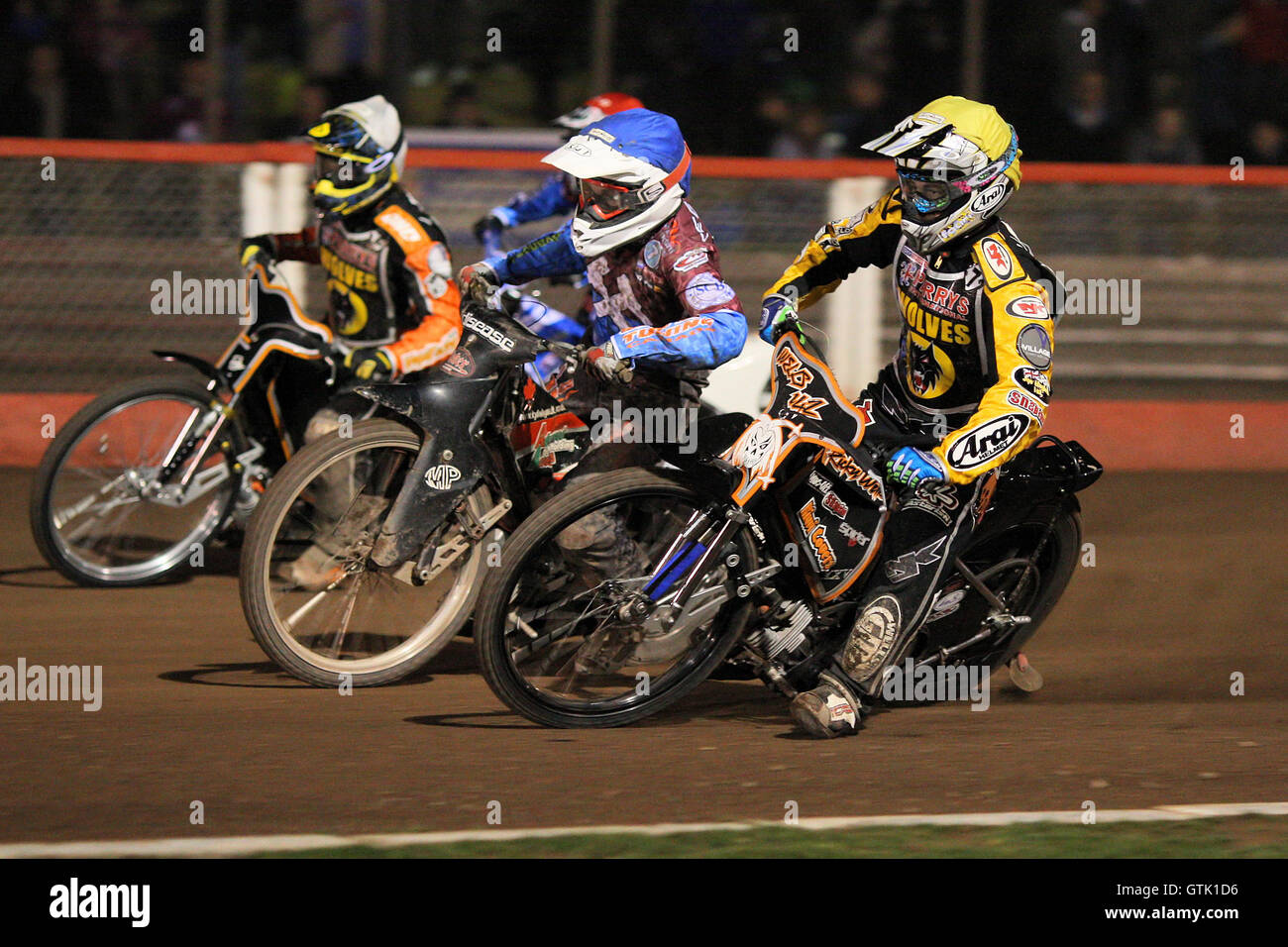 Heat 8: Kauko Nieminen (red), Kyle Legault (blue), Ricky Wells (yellow ...