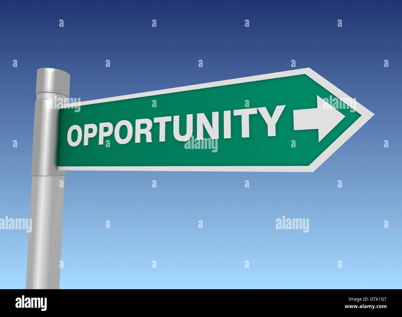 Opportunity road sign hi-res stock photography and images - Alamy