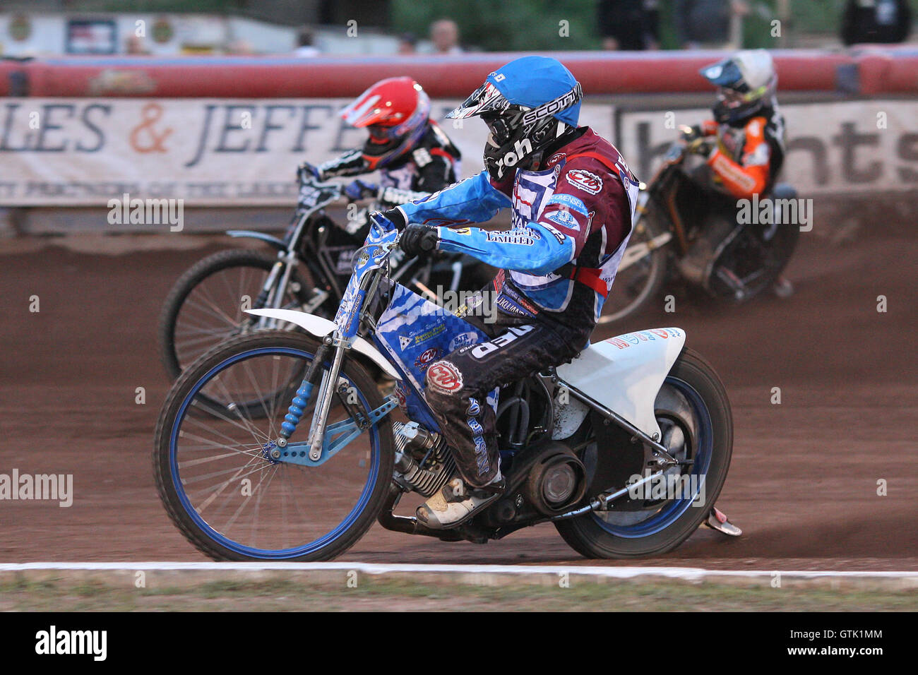 Heat 10: Lee Richardson (red), Kauko Nieminen (blue) and Ludvig ...