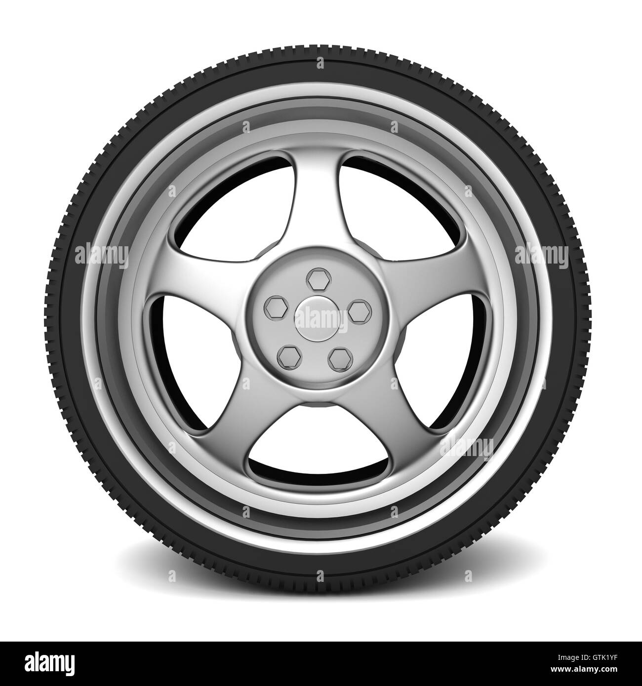 Car spring tyre Cut Out Stock Images & Pictures - Alamy