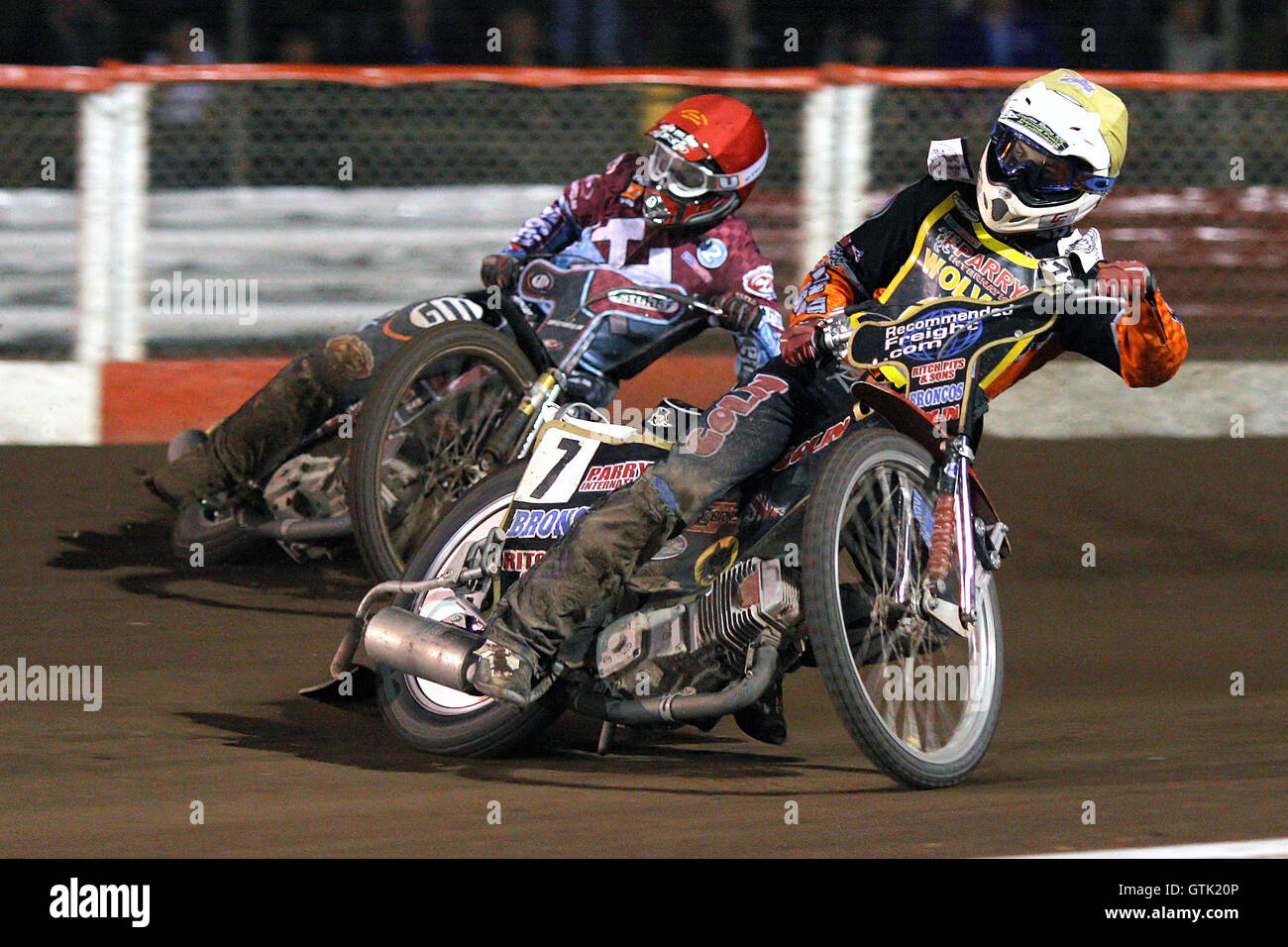 Heat 8: Ty Proctor (yellow) ahead of Joonas Kylmakorpi - Lakeside ...