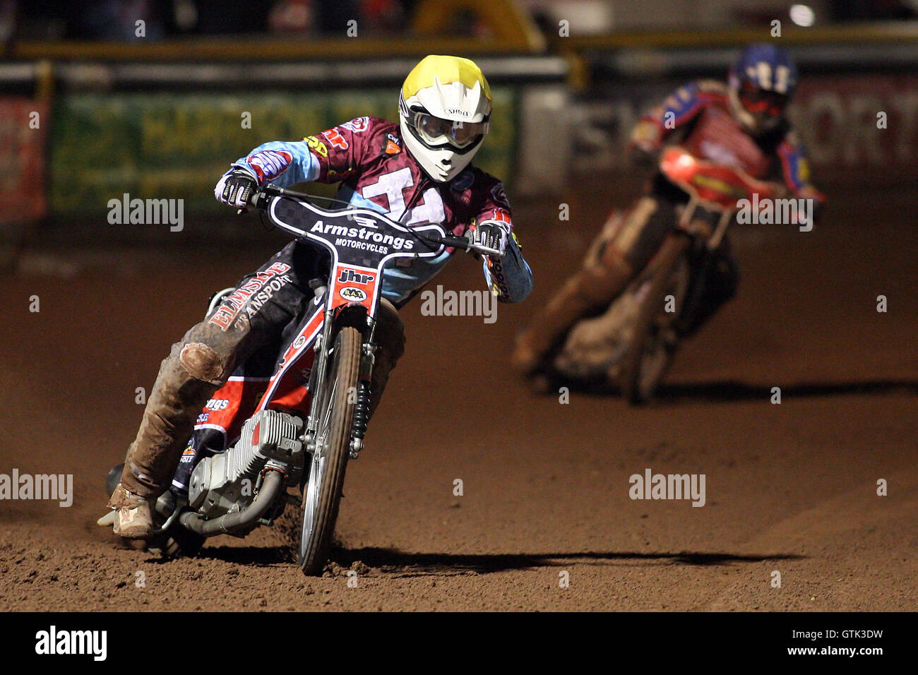 Heat 8: Stuart Robson (yellow) and Rene Bach (blue) - Peterborough ...