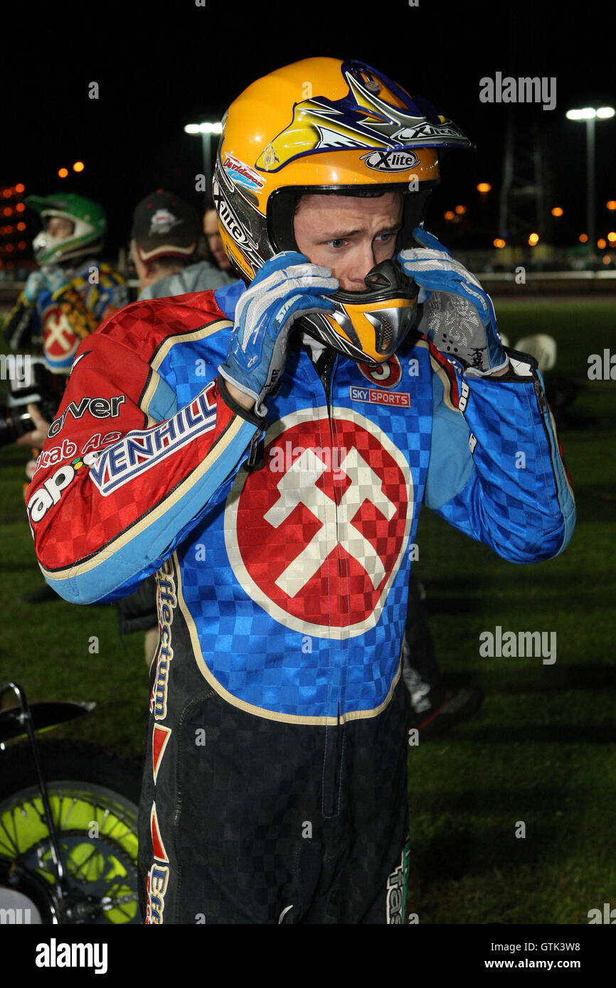 Jonas Davidsson of Lakeside - Poole Pirates vs Lakeside Hammers - Sky ...