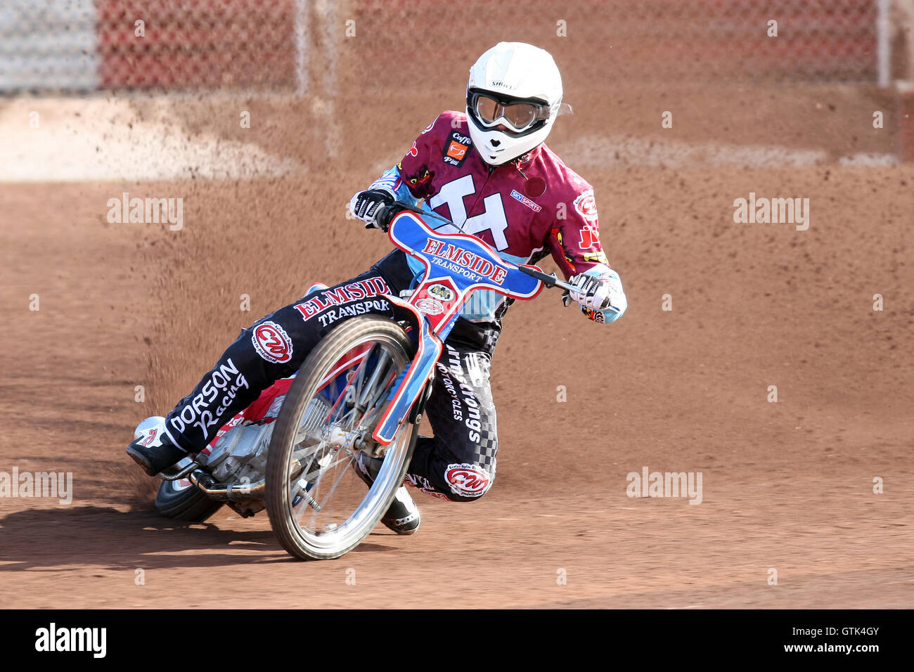 Stuart Robson rides for Lakeside Hammers during pre-season speedway ...