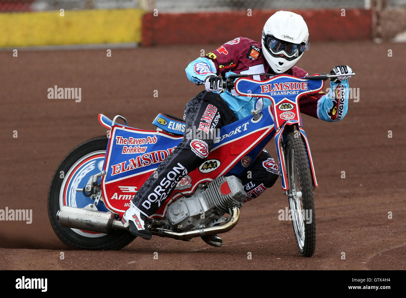 Stuart Robson rides for Lakeside Hammers during pre-season speedway ...
