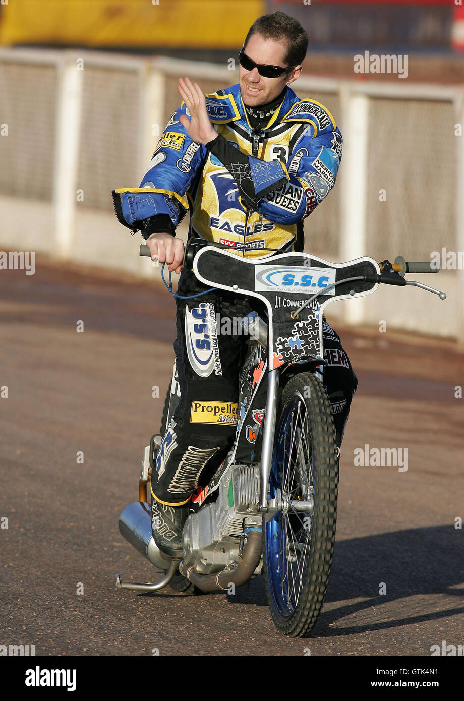 Davey Watt of Eastbourne - Lakeside Hammers vs Eastbourne Eagles ...