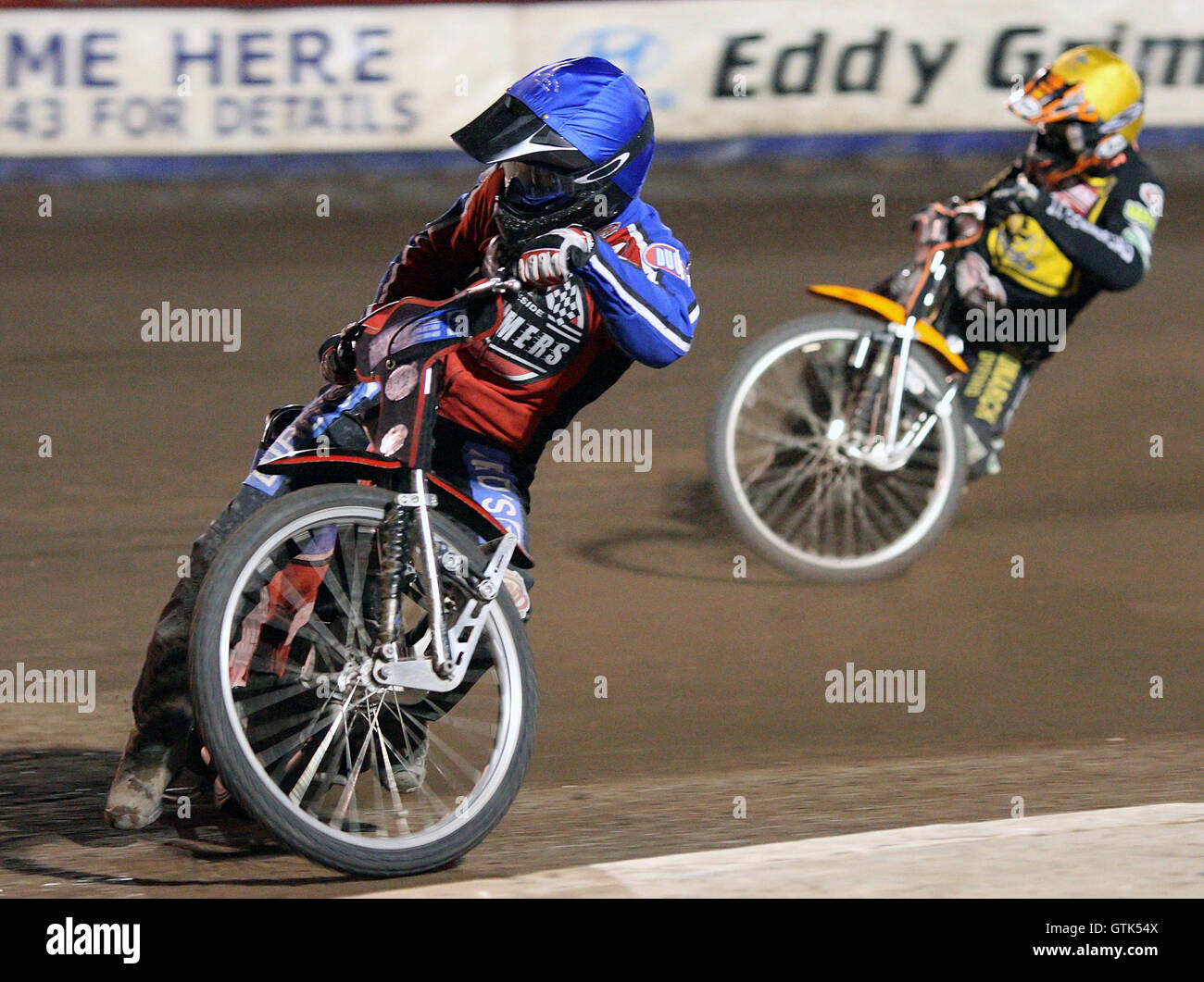 Heat 9 - Lanham (blue), Janniro - Lakeside Hammers vs Coventry Bees ...