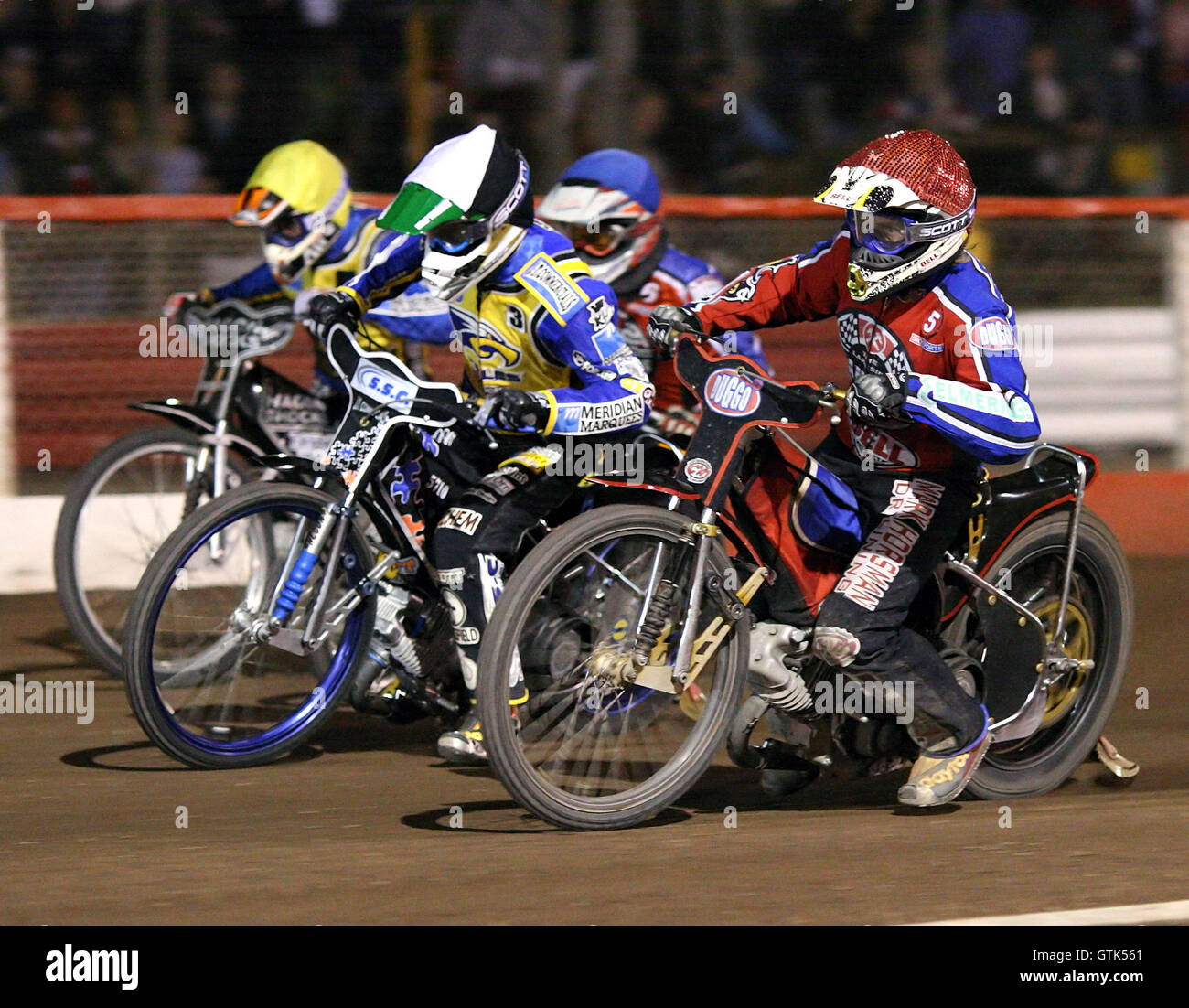Heat 7 - Adam Shields (red) and Davey Watt (tactical) lead out ahead of ...