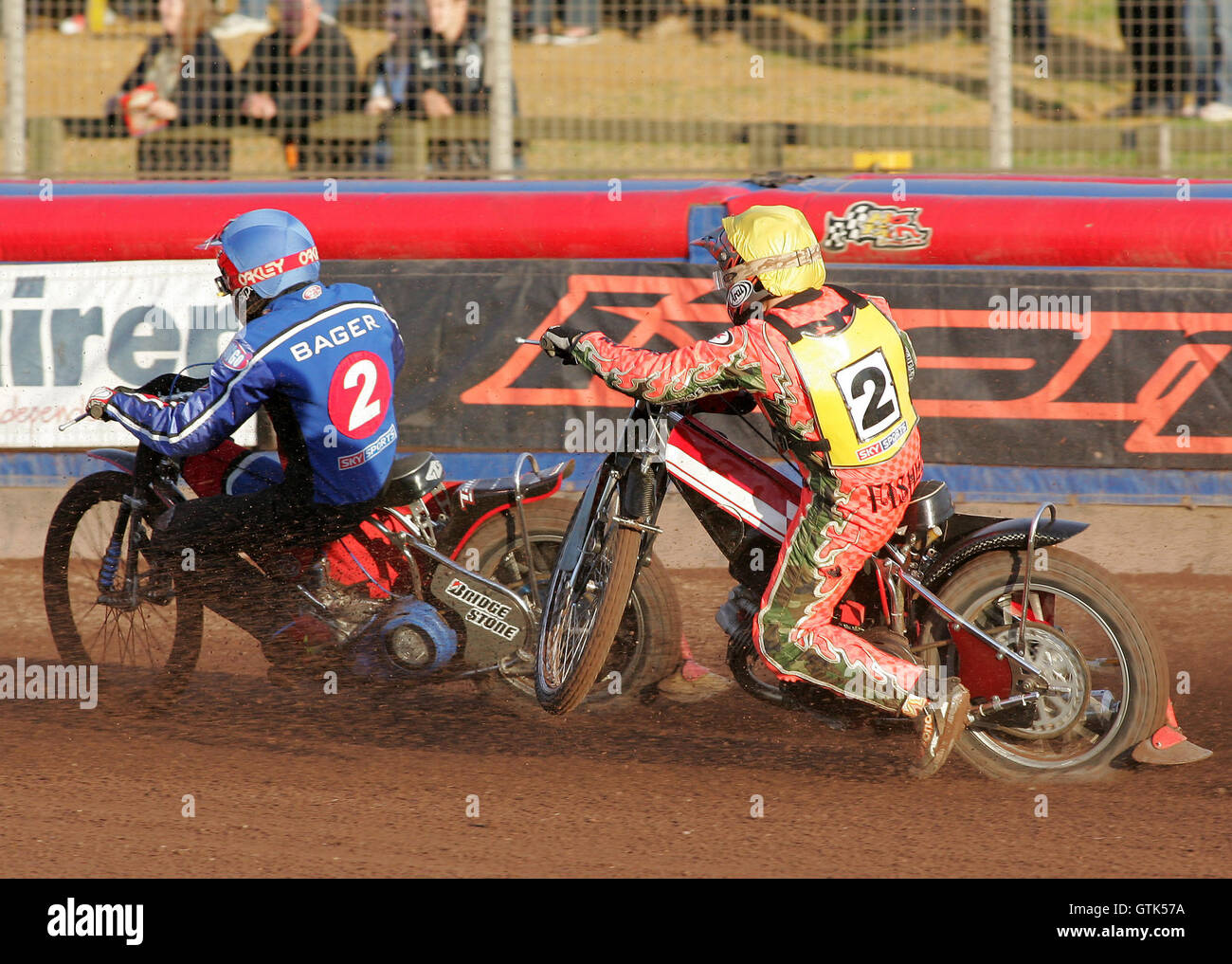 Heat 1 - Bager (blue), Fisher - Lakeside Hammers vs Eastbourne Eagles ...