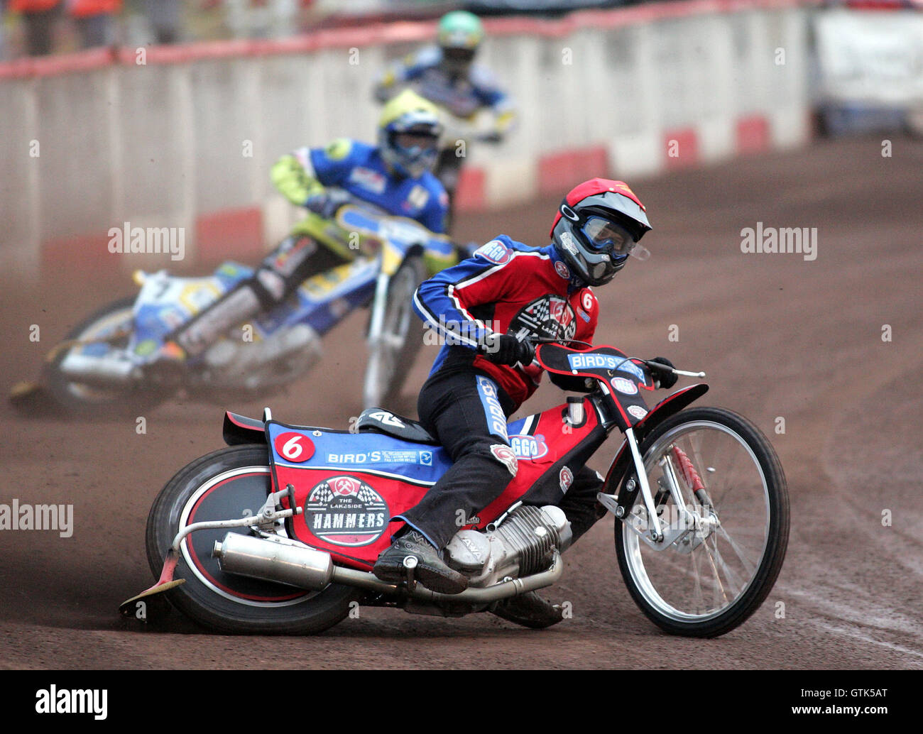Heat 2 - Lanham (red), Kroner (yellow), Rempala - Lakeside Hammers vs ...
