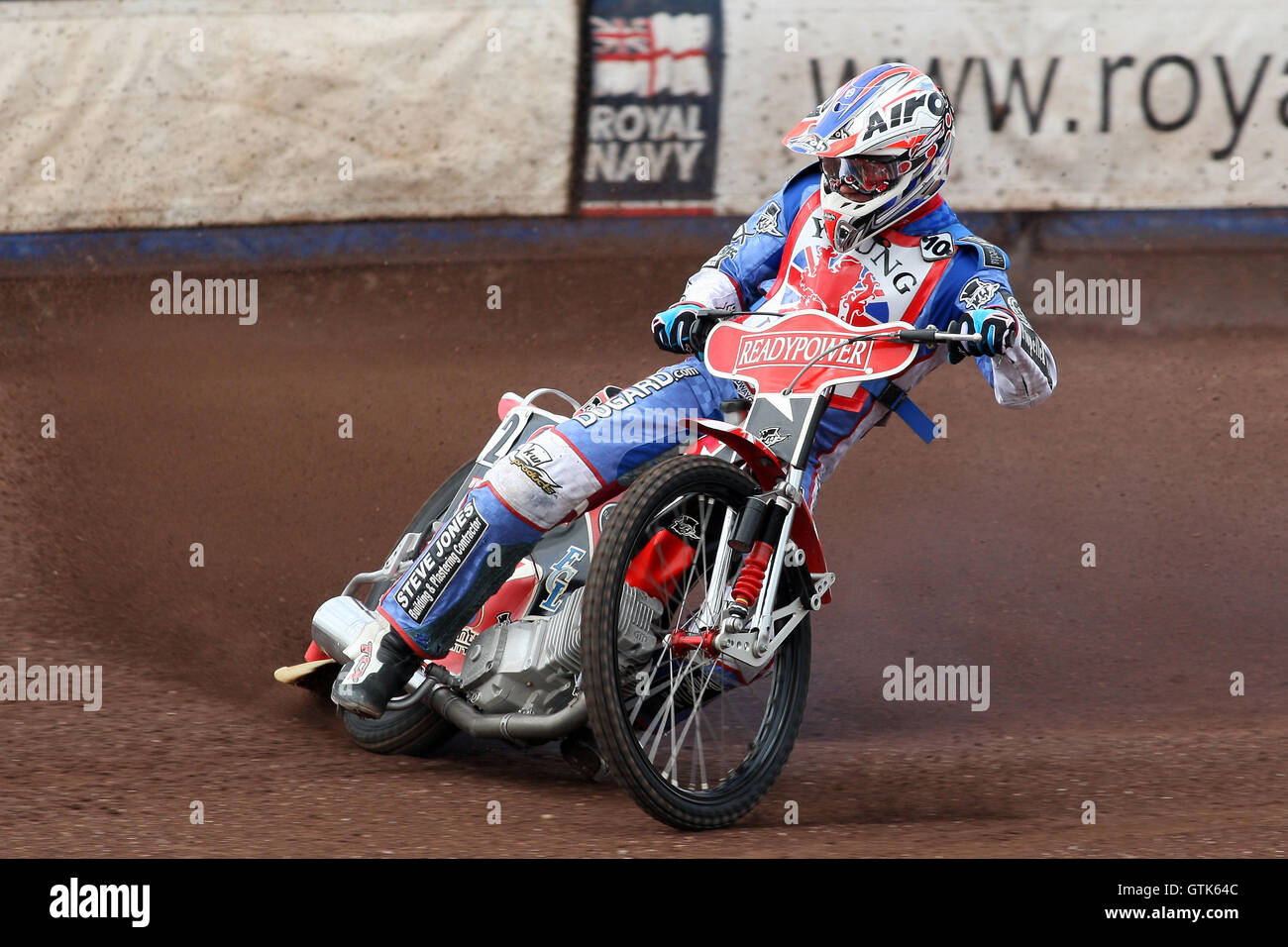 Lewis Bridger (10) rides during British Under-21 Speedway Championship ...
