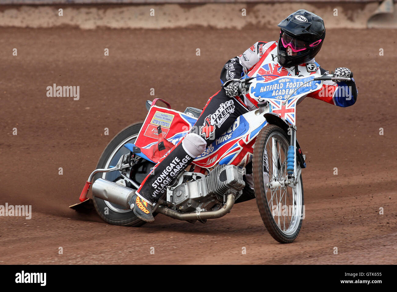 Robert Mear (3) rides during British Under-21 Speedway Championship ...