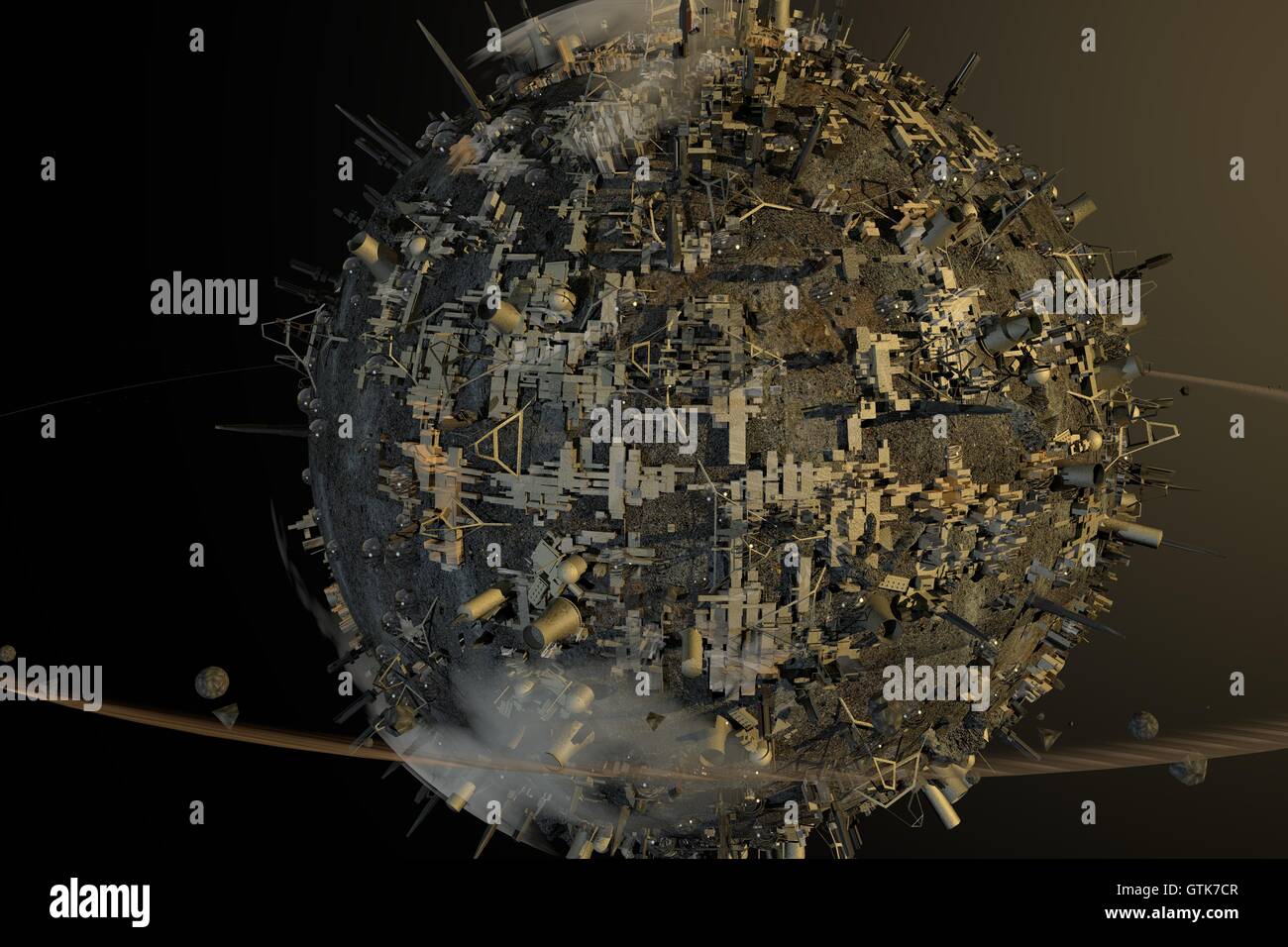 Digital Earth in Motion. Nice 3D Rendering Stock Photo - Alamy