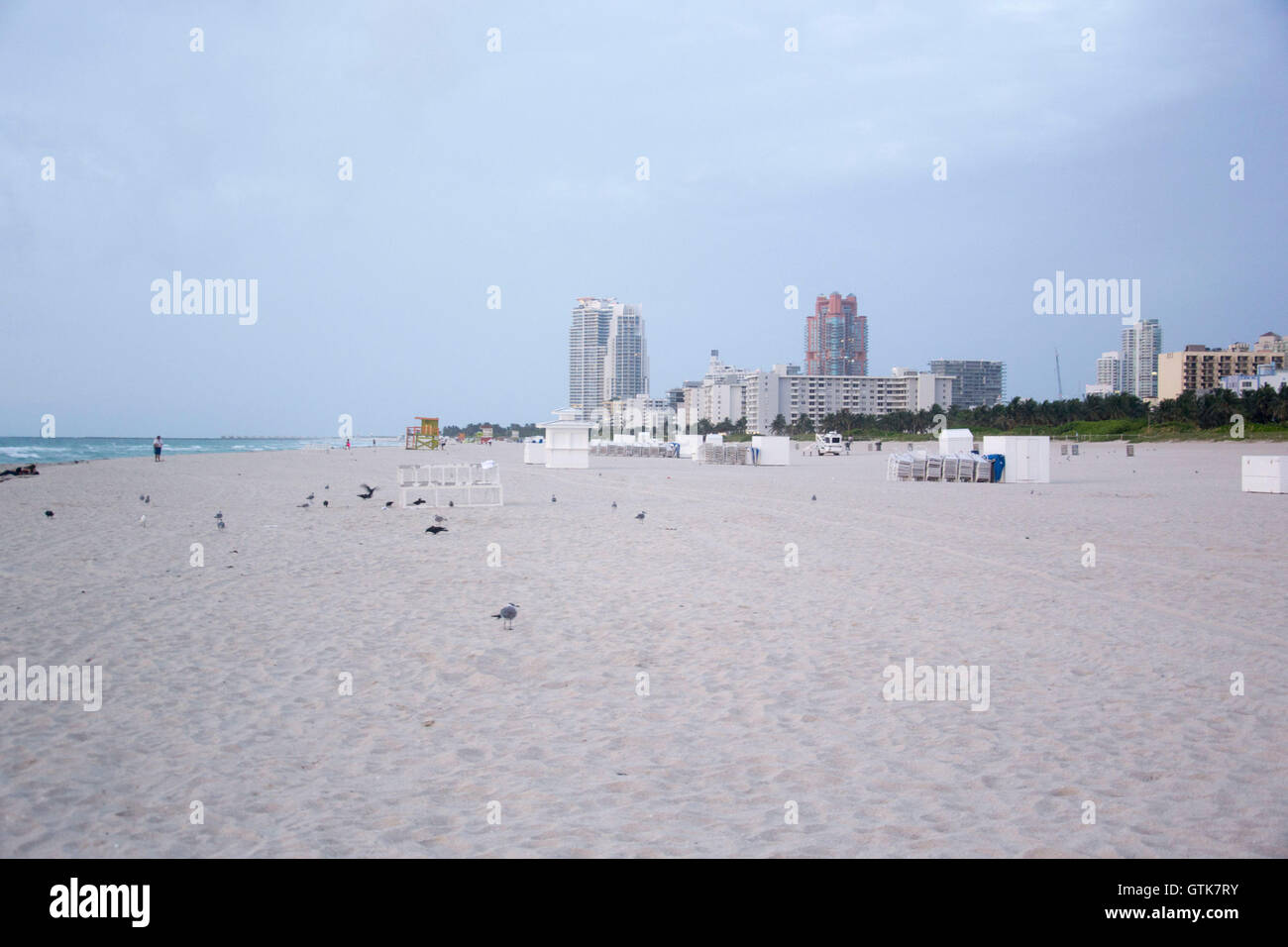 sunrise at miami beach Stock Photo - Alamy