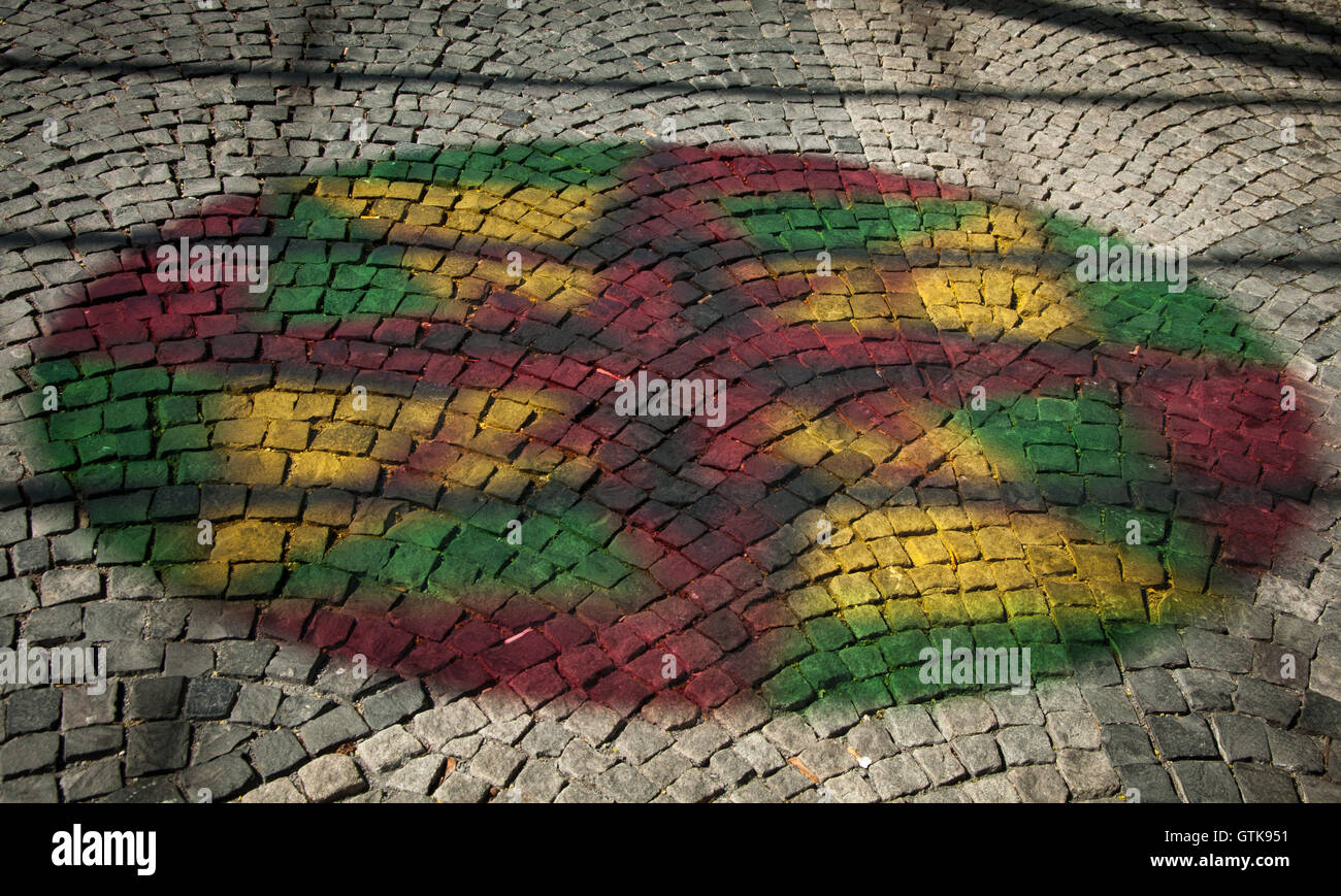Stone cobbled floor hi-res stock photography and images - Alamy