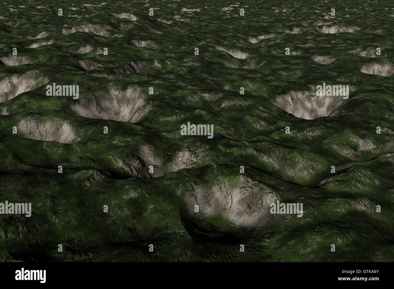 3D Landscape in Motion. nice 3D Rendering Stock Photo - Alamy