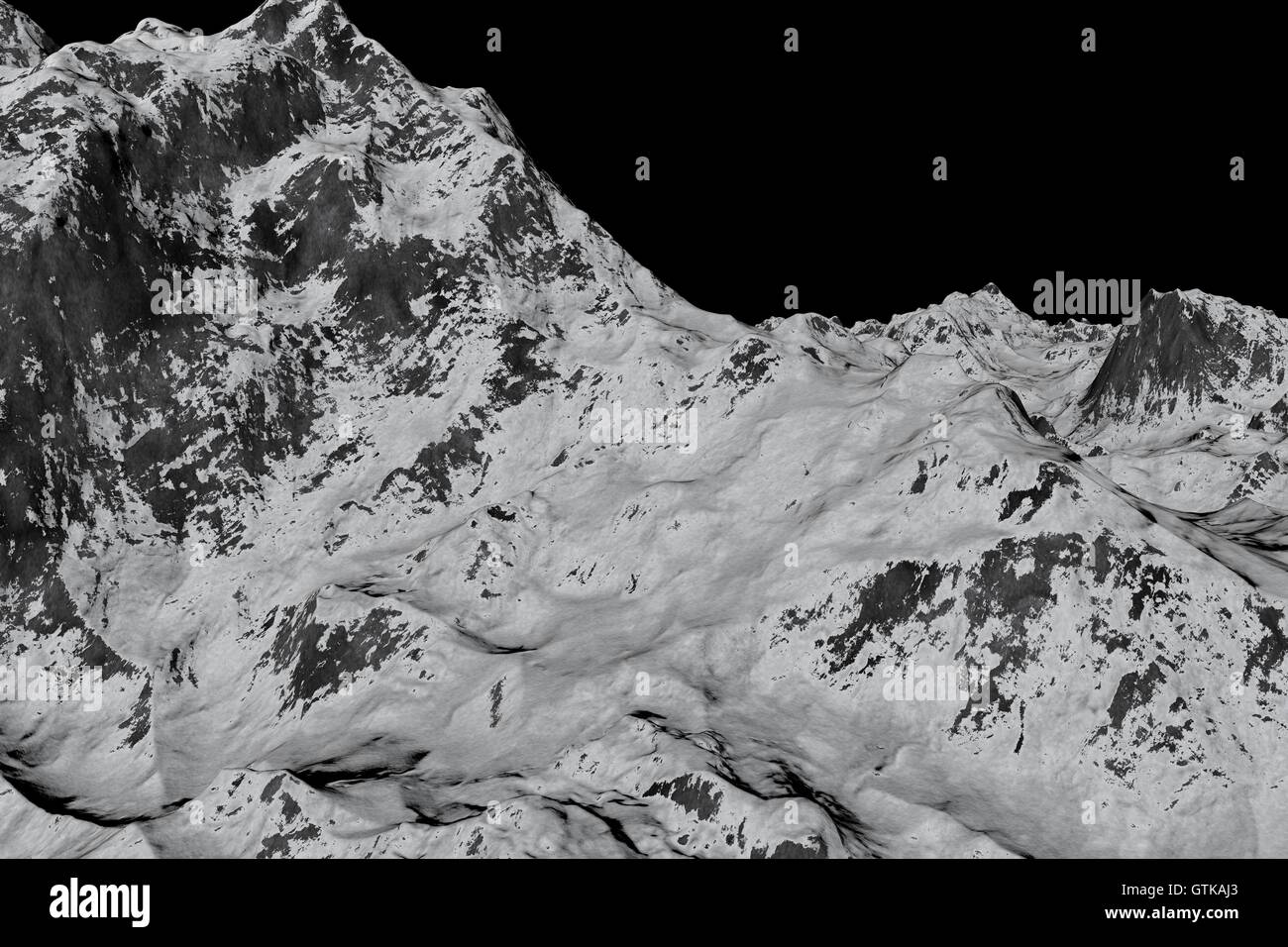 3D Landscape in Motion. nice 3D Rendering Stock Photo - Alamy