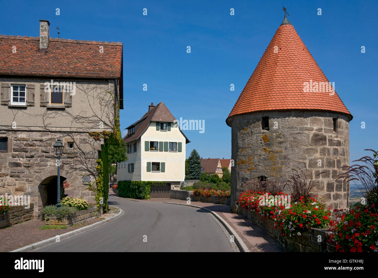 Old Town Gate House,Waldenburg,Baden-Wurttemberg,Germany Stock Photo - Alamy