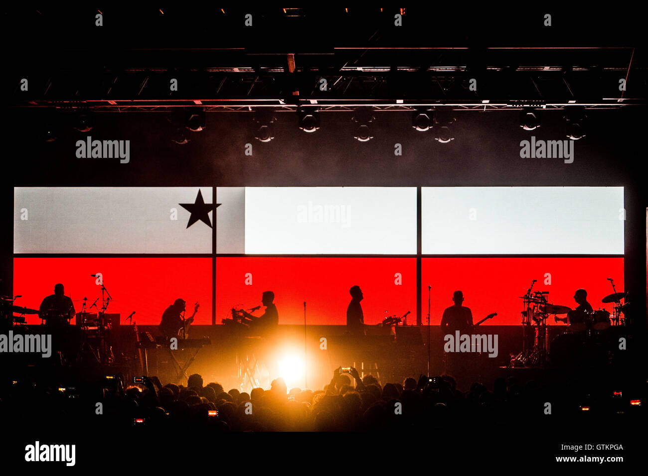 English trip hop group Massive Attack performs live in Milano, Italy ...