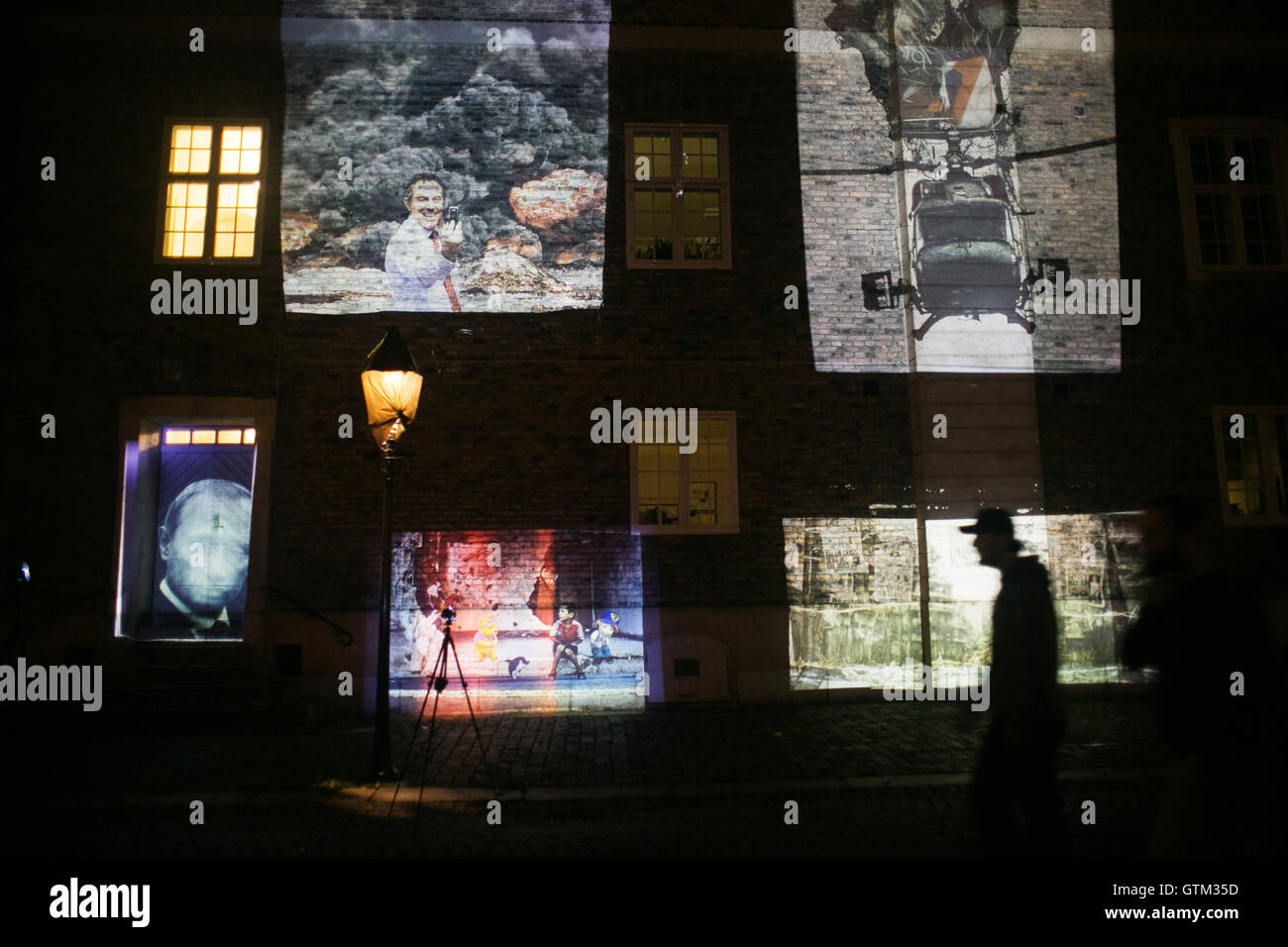 Clement Briand projects work by local artists and the British artist ...