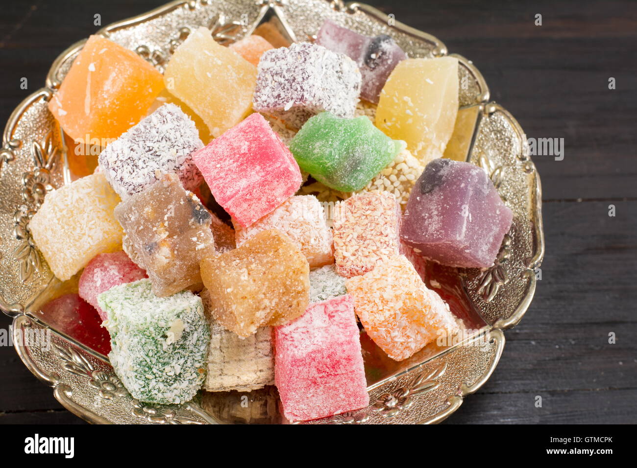 Turkish lokum hi-res stock photography and images - Alamy