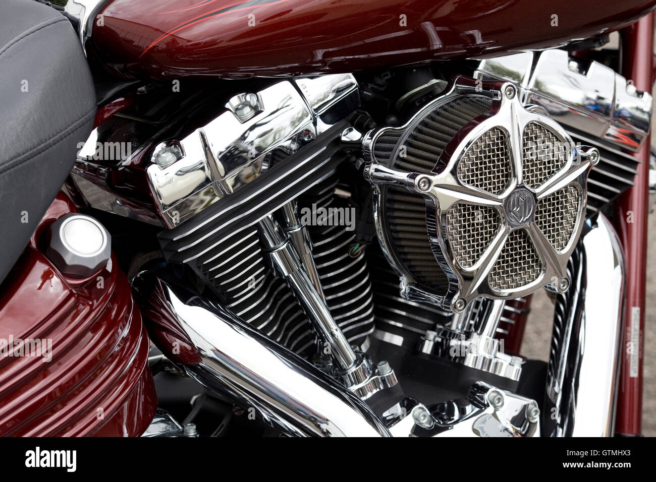 Harley Davidson Custom Painted Stock Photos & Harley Davidson Custom ...