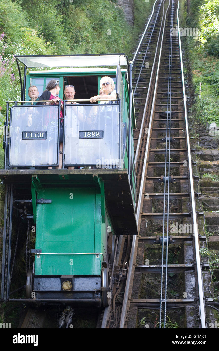 The Lynton & Lynmouth Cliff Railway Stock Photo - Alamy