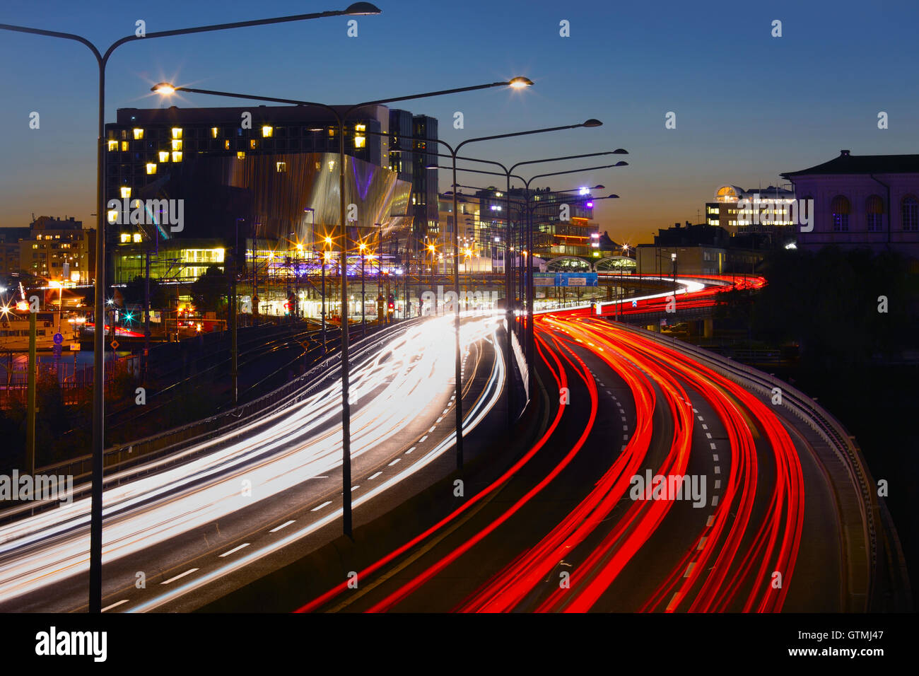 Traffic on Freeway Stock Photo - Alamy