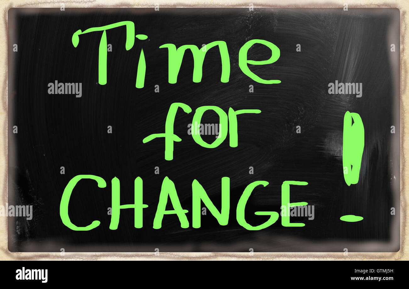 Time for Change concept Stock Photo - Alamy