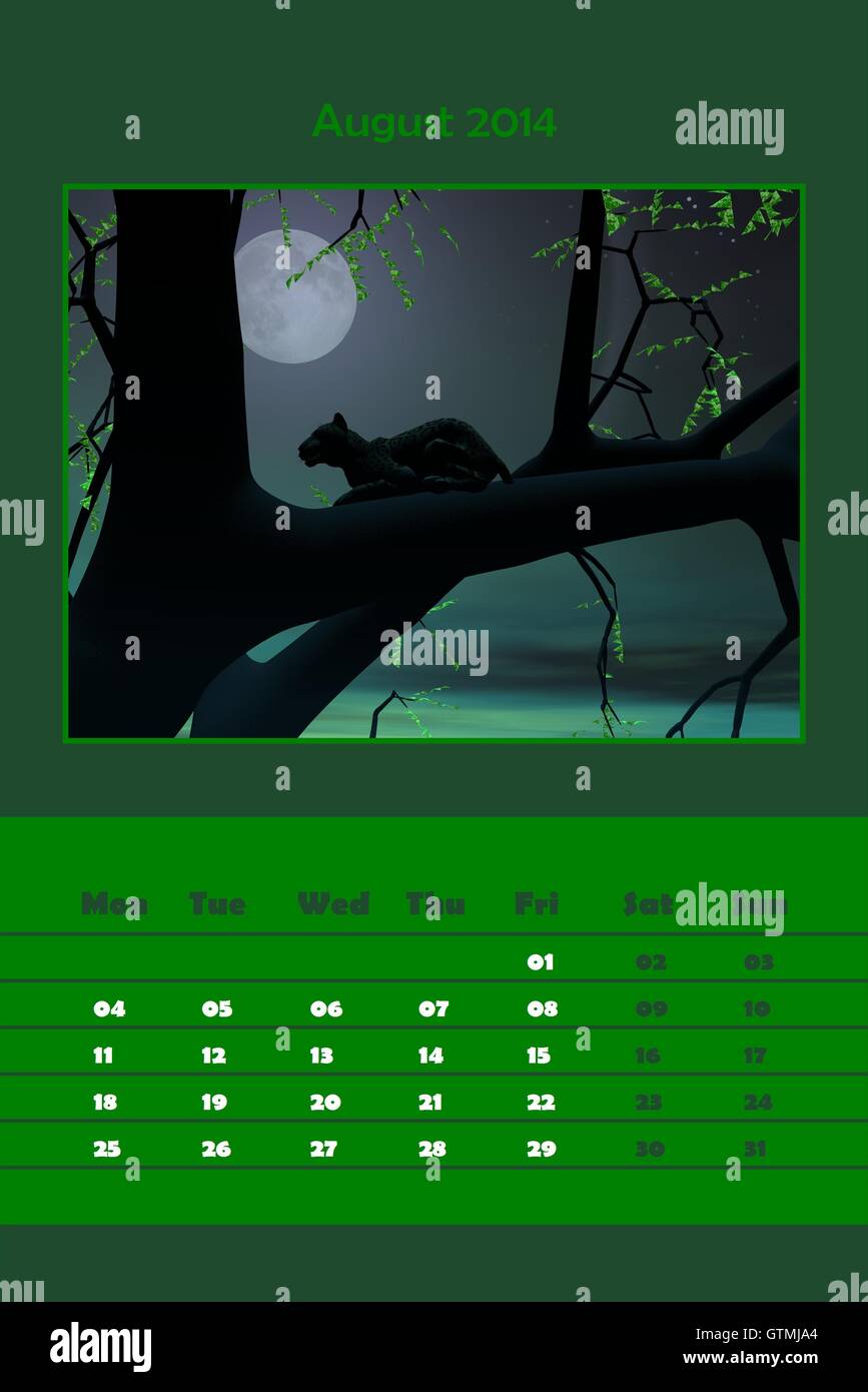 Safari calendar hi-res stock photography and images - Alamy