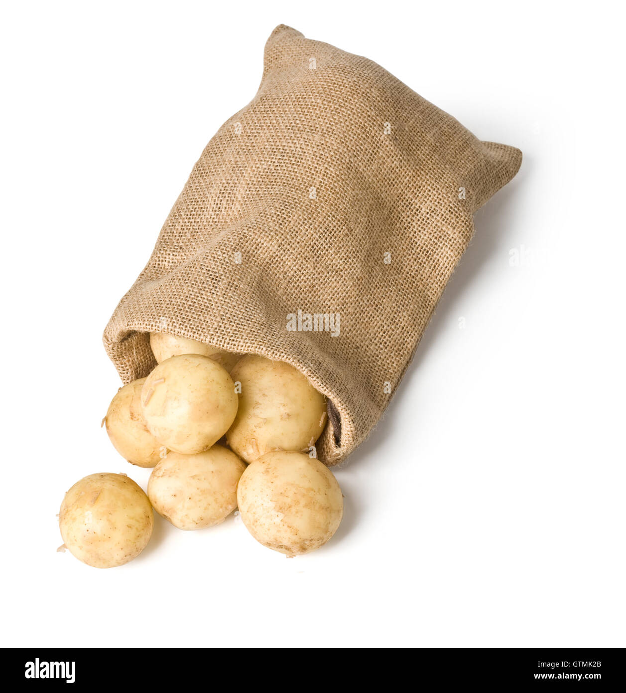 potatoes in sack Stock Photo - Alamy