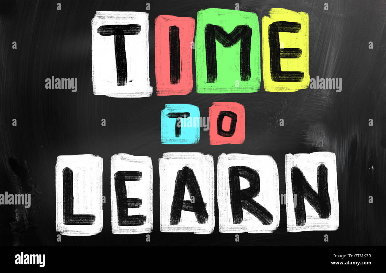 Time to Learn concept Stock Photo - Alamy