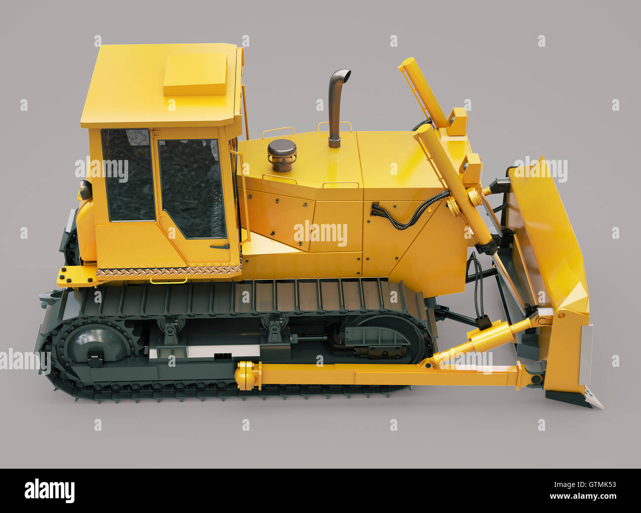 Heavy crawler bulldozer Stock Photo - Alamy